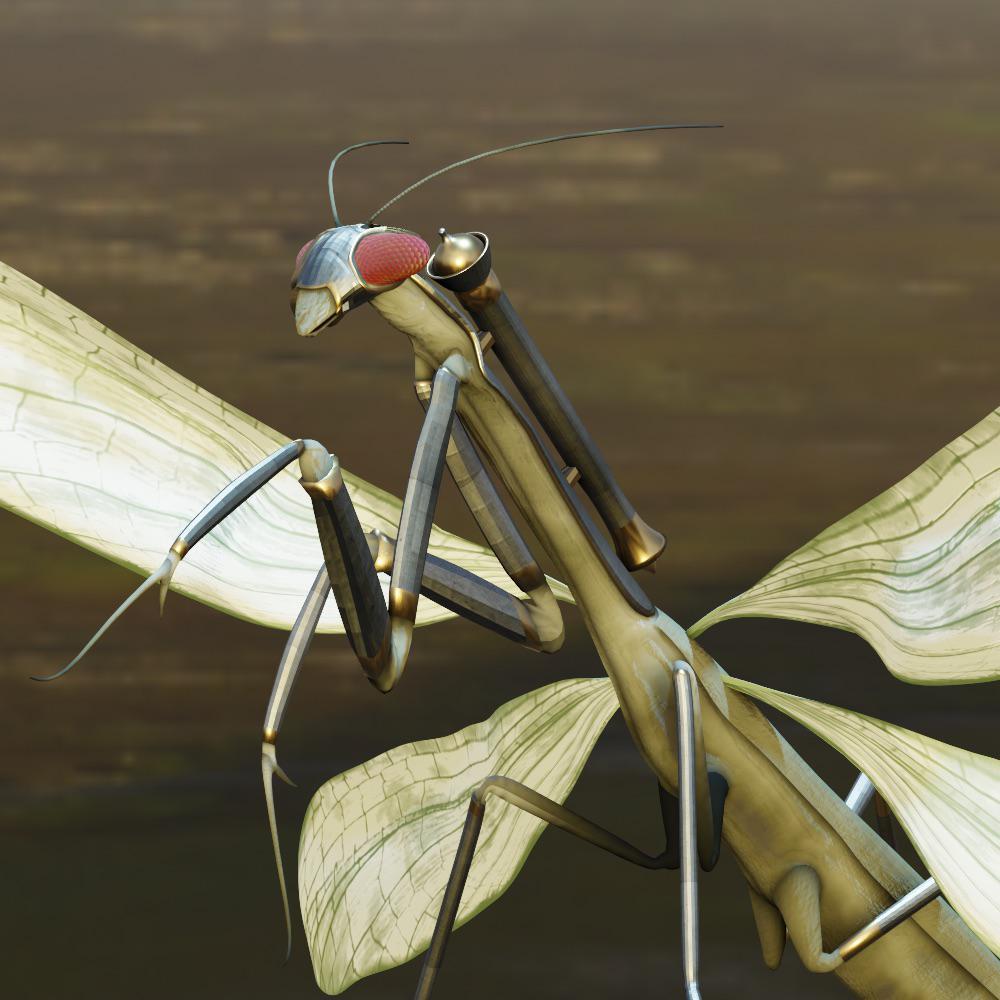 A trained mantis carries diplomatic messages | Scrolller