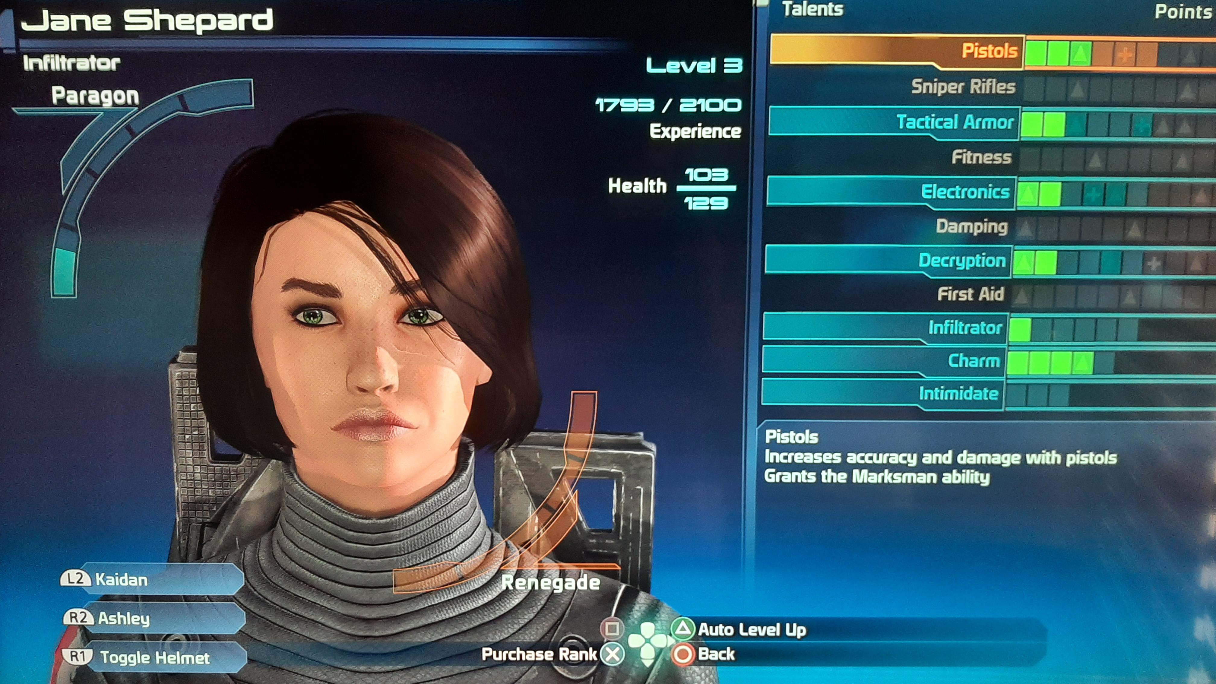 A translate from my original ME3 Shepard (a shame we cant use the original codes) | Scrolller