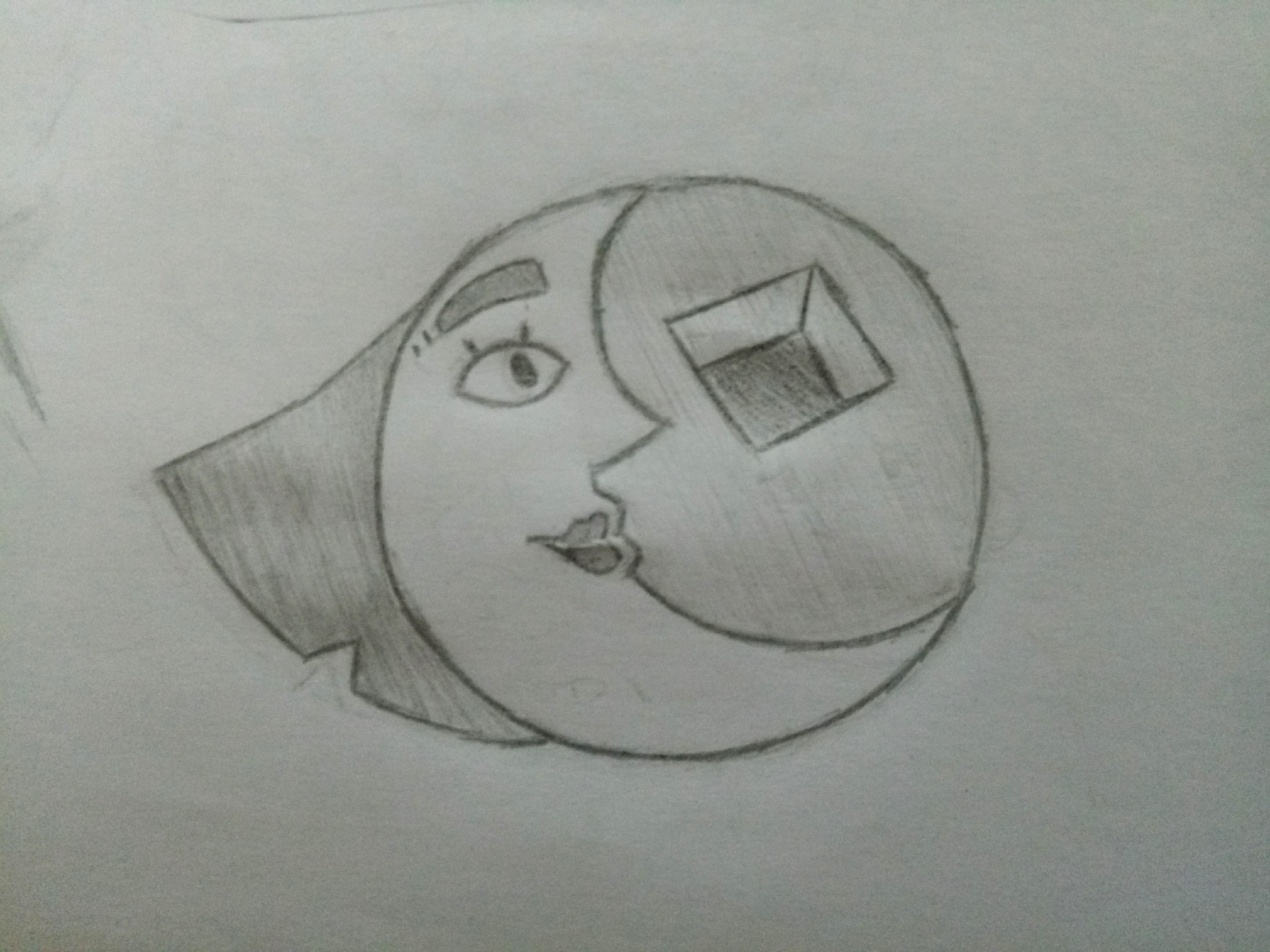 A very cursed drawing i did of Moony | Scrolller
