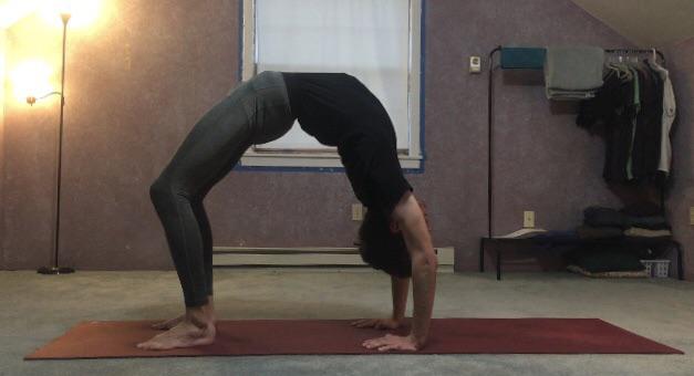A very deep backbend for me, :) (Upward Facing Bow). | Scrolller