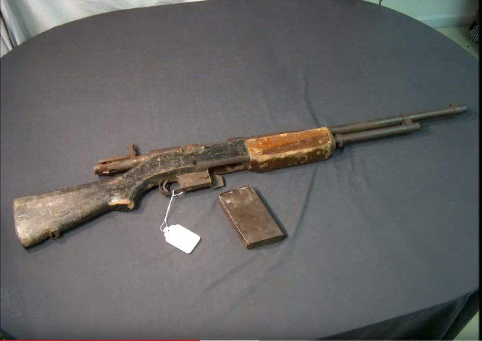 A Viet-Cong converted BAR Bolt Action Shotgun. | Scrolller