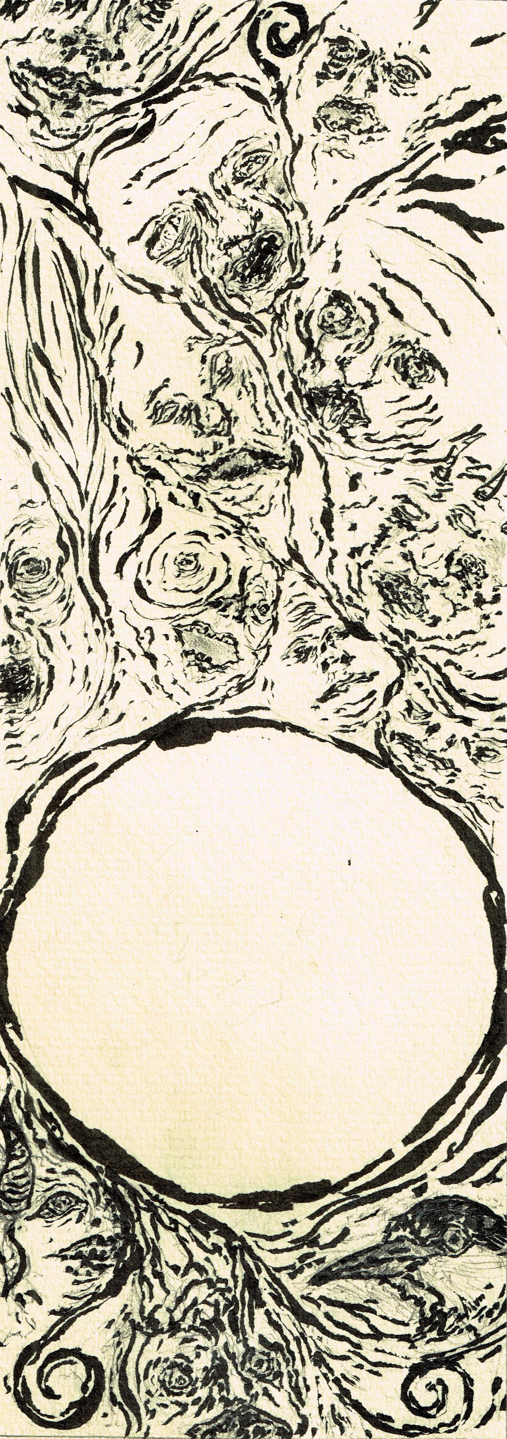 A "water-lily" vortex of tortured souls, seen during my second lsd trip years ago. | Scrolller