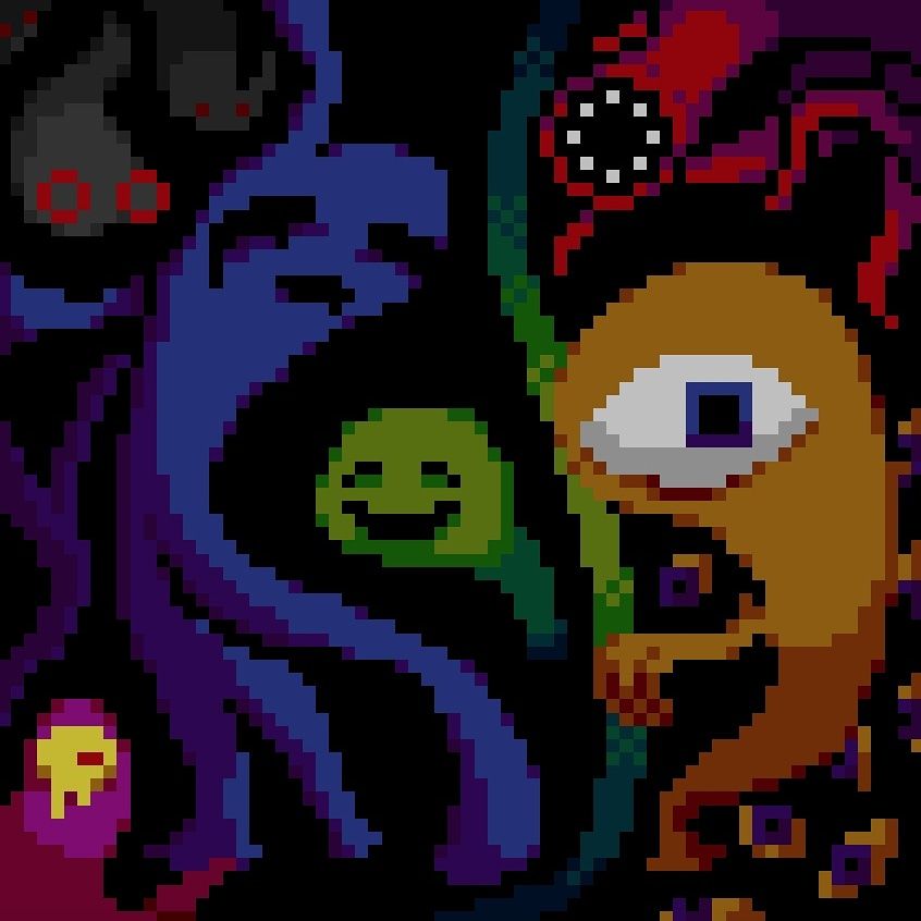 A Yume Nikki inspired pixel art drawing | Scrolller