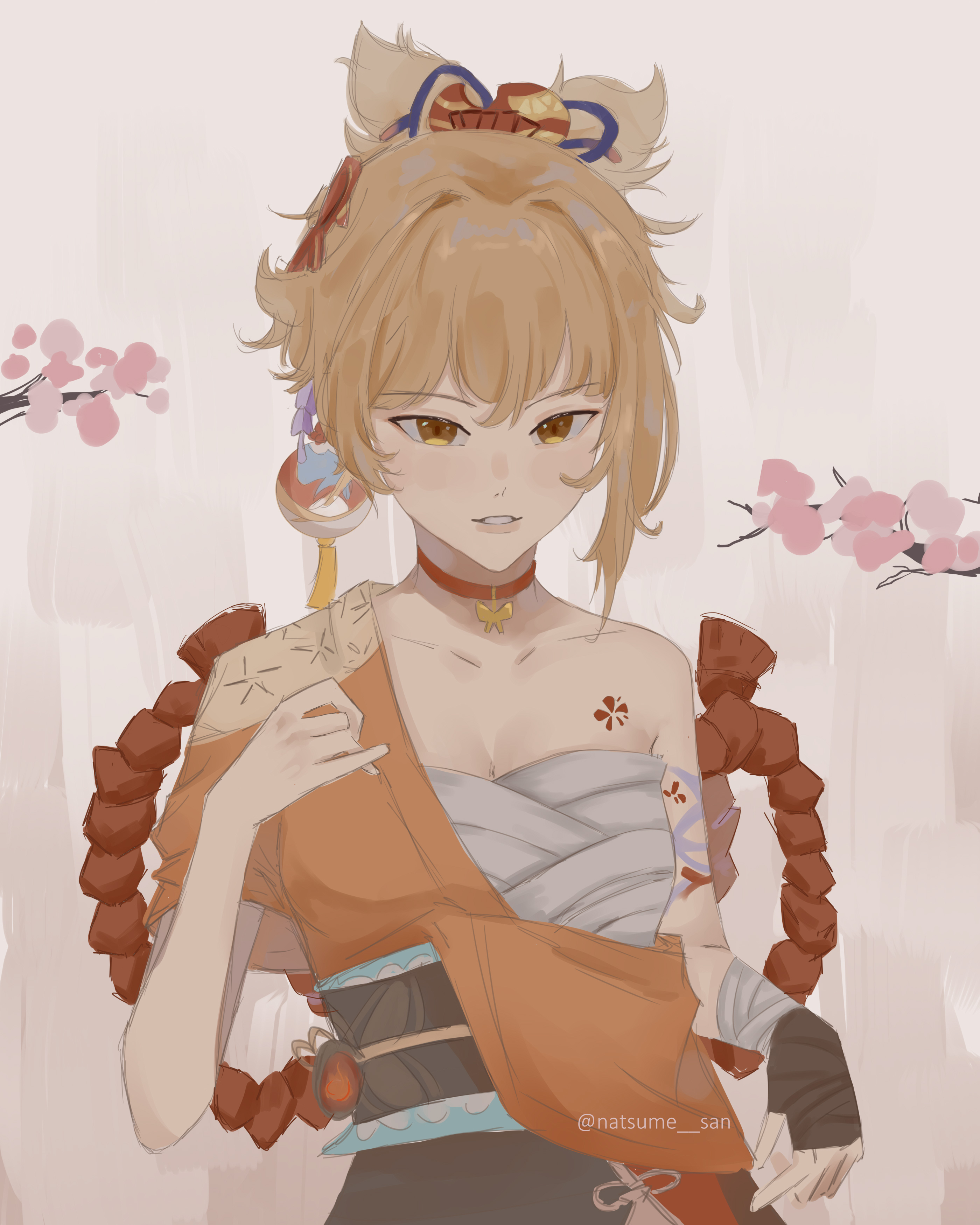 aaaa i drew yoimiya! ;v; | Scrolller