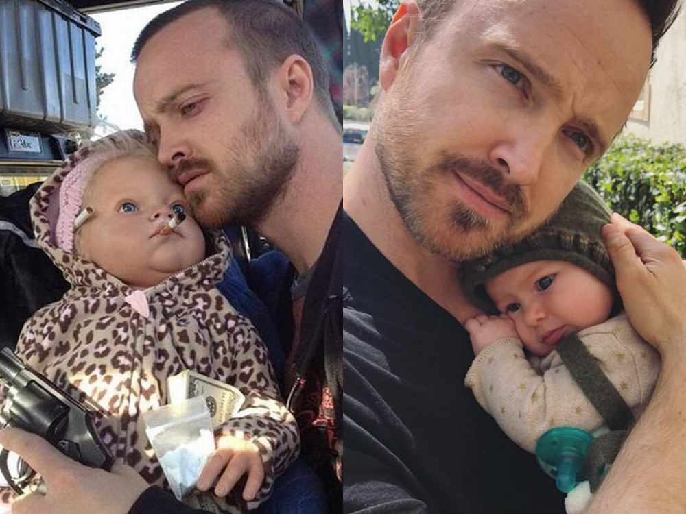Aaron Paul got better at parenting | Scrolller