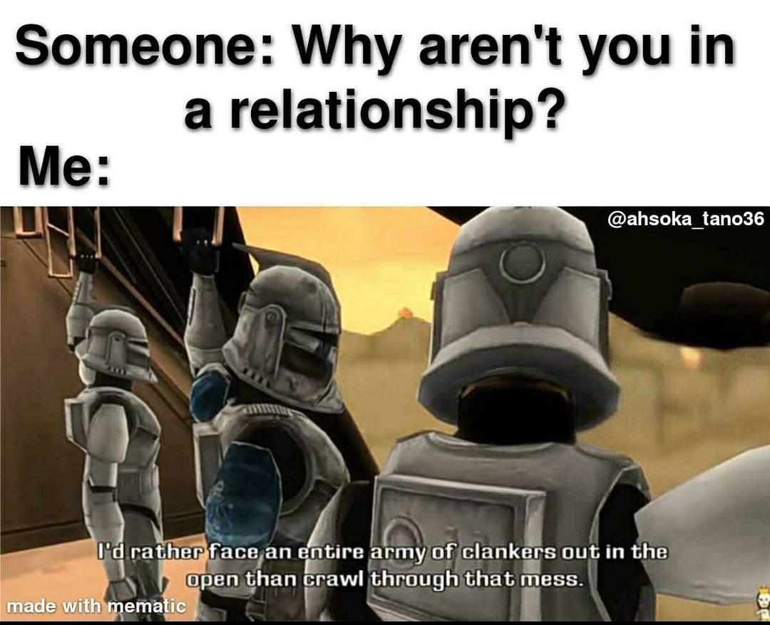 Absolutely! Credits: ahsoka_tano36 on ig, I hope it's an OG meme | Scrolller