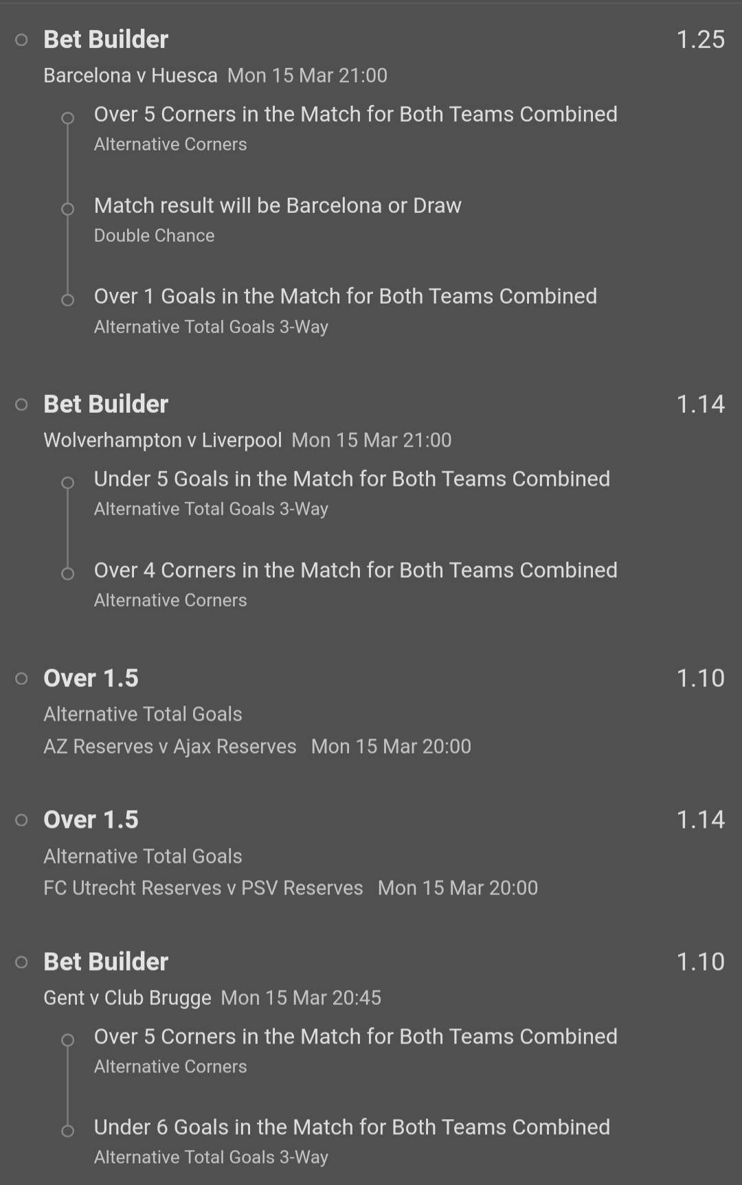 Acca for today, good luck 👍 | Scrolller