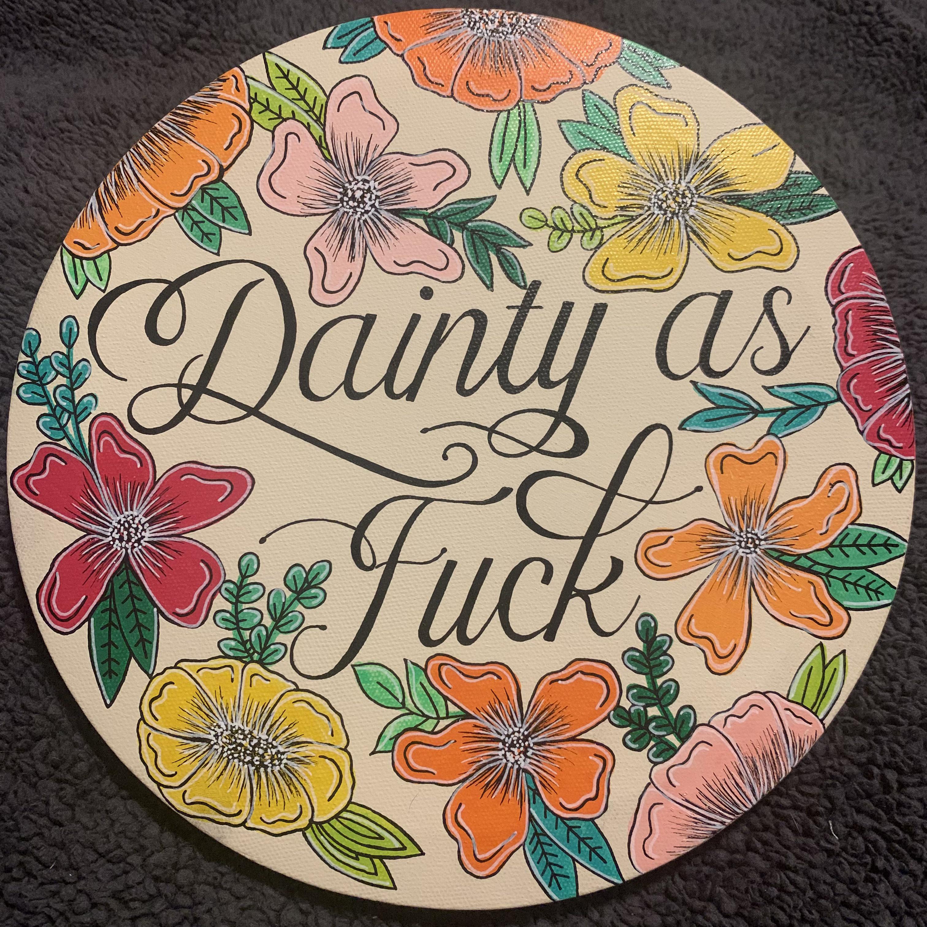 Acrylic on canvas offensive art. | Scrolller