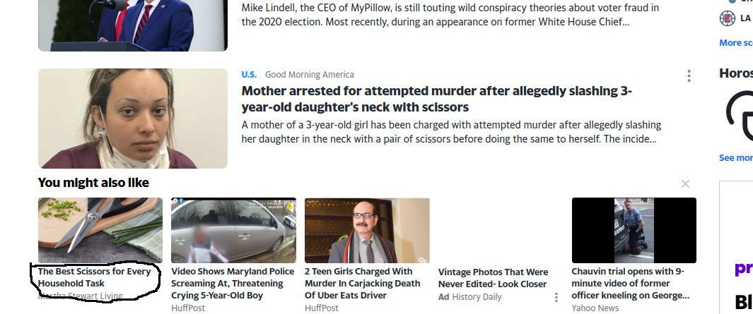 Ad algorithm needs some work! | Scrolller