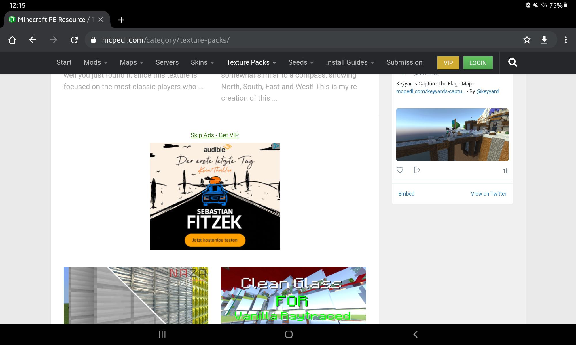 Adding more ads to sell vip to remove them | Scrolller