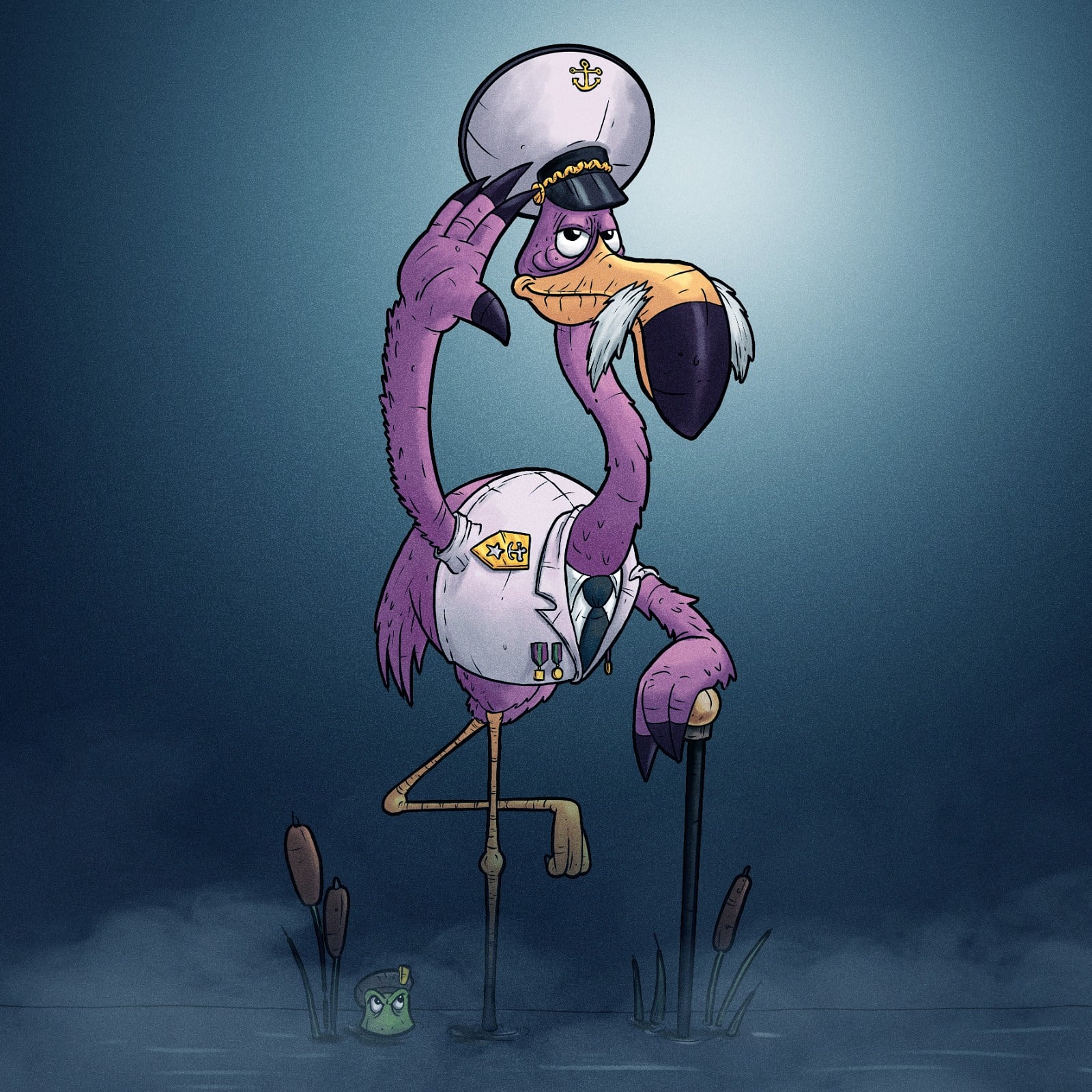 Admiral Flamingo, Me, Digital, 2021 | Scrolller
