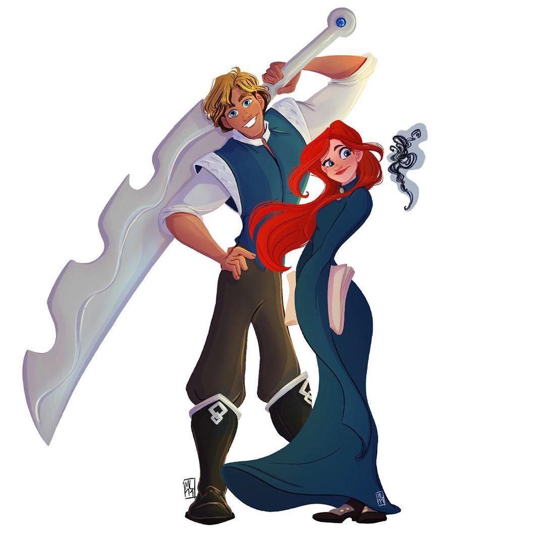 Adolin and Shallan by @mlm_illustration | Scrolller