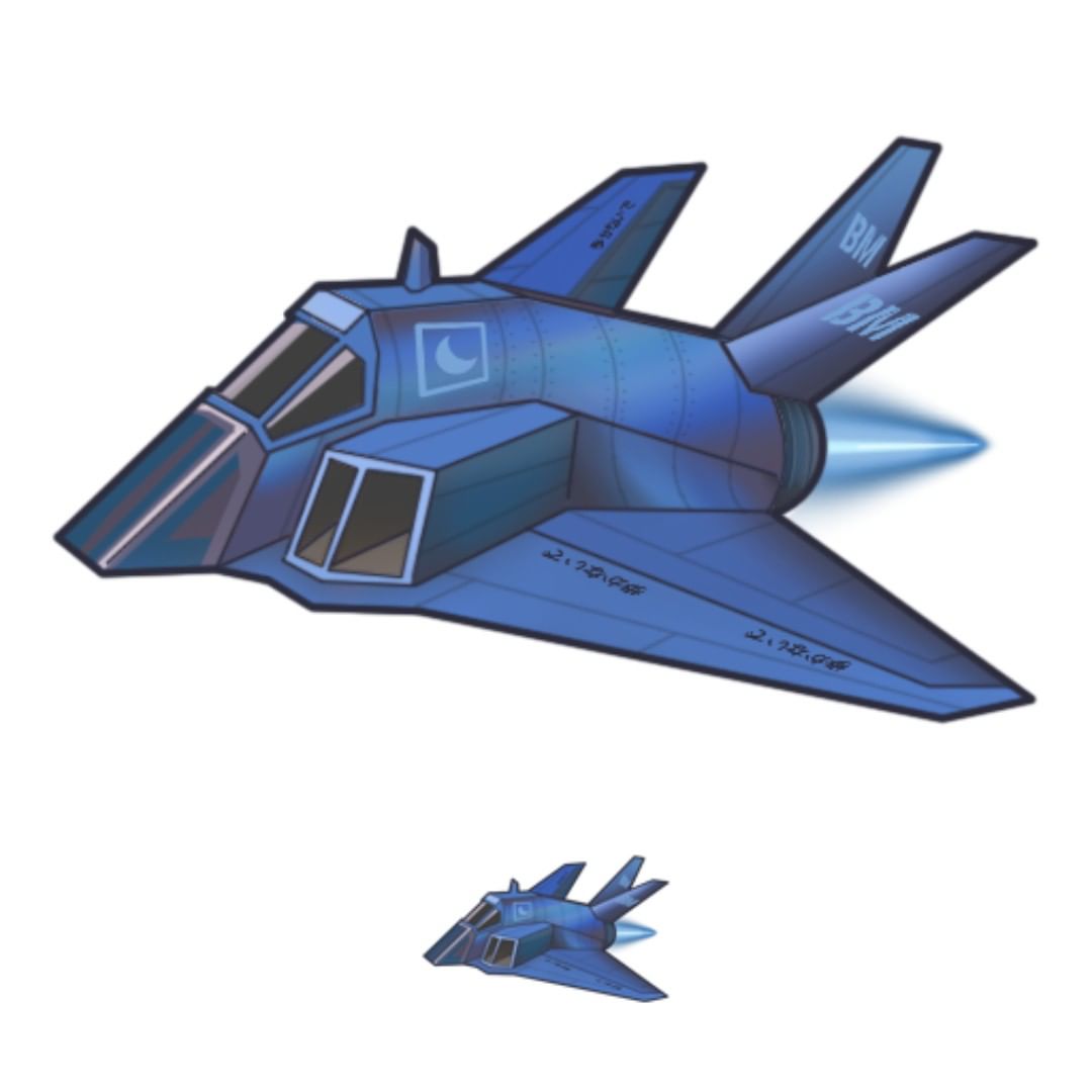 Advance Wars HD - Blue Moon Stealth Fighter | Scrolller