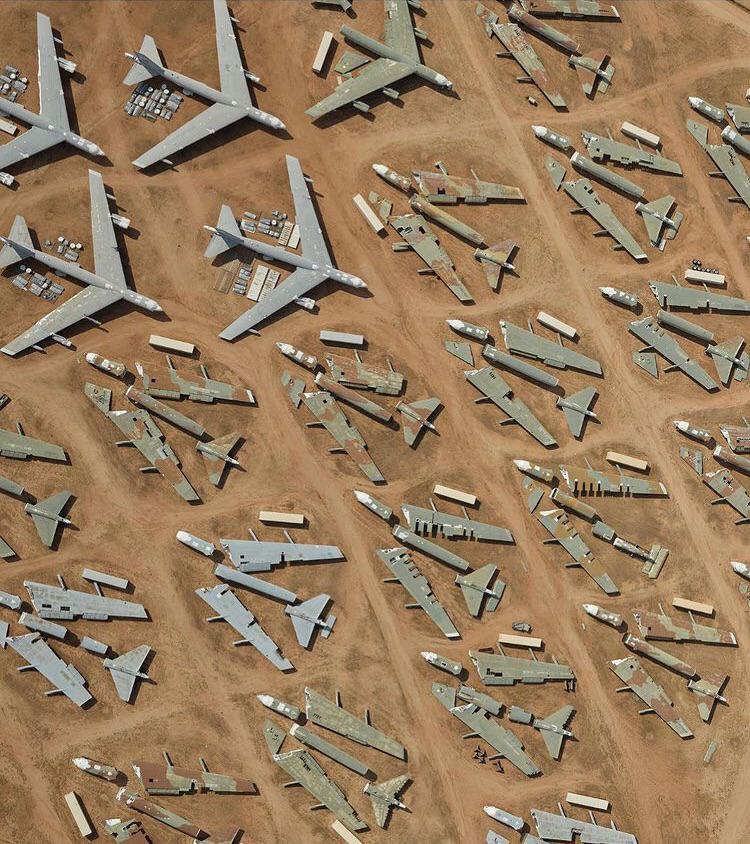 Aerial view of Plane Graveyard? Photo credit: @TAZ_PHOTO | Scrolller