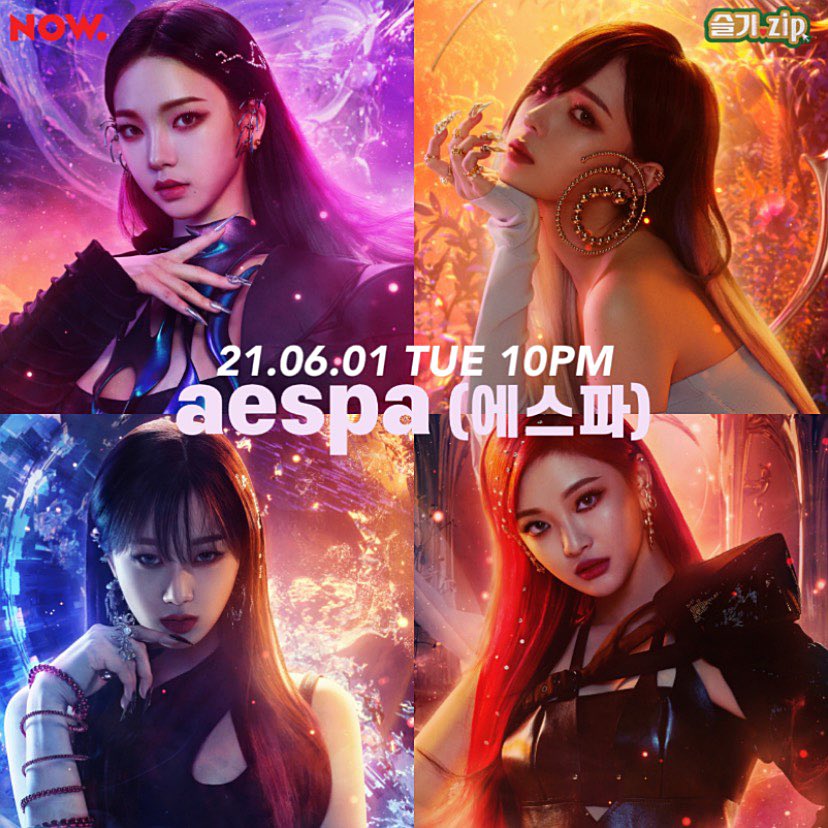 aespa will guest on the first episode of Naver NOW “Seulgi ZIP”, hosted by Red Velvet’s Seulgi ...