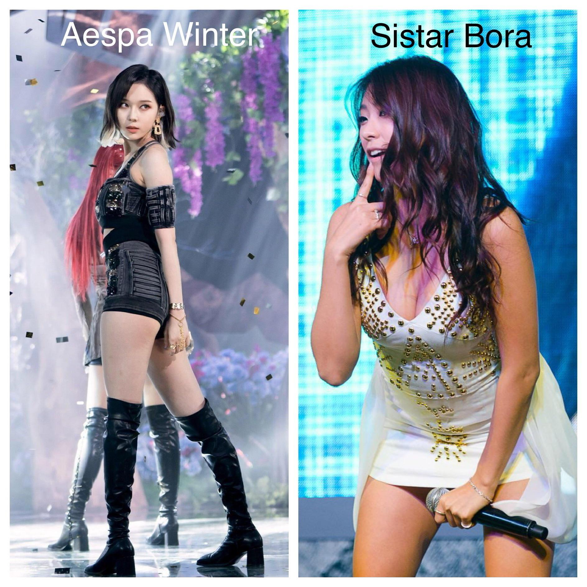 Aespa Winter vs Sistar Bora | Scrolller