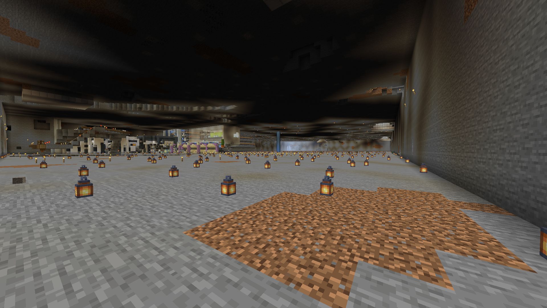 After 4 Days and Roughly 500k blocks I'm half finished with digging out an underground area ...