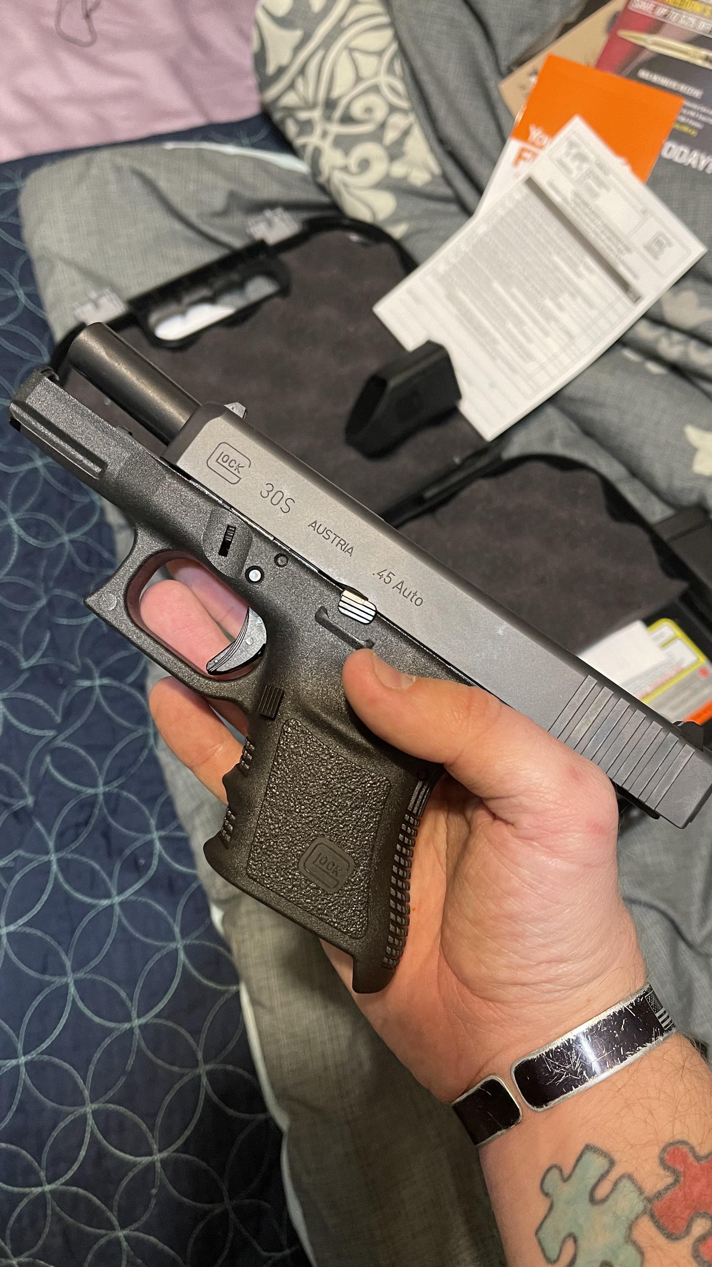 After 6yrs, I finally got my dream gun. Glock 30S gen 3. This’ll be my EDC/ concealed. But! I ...