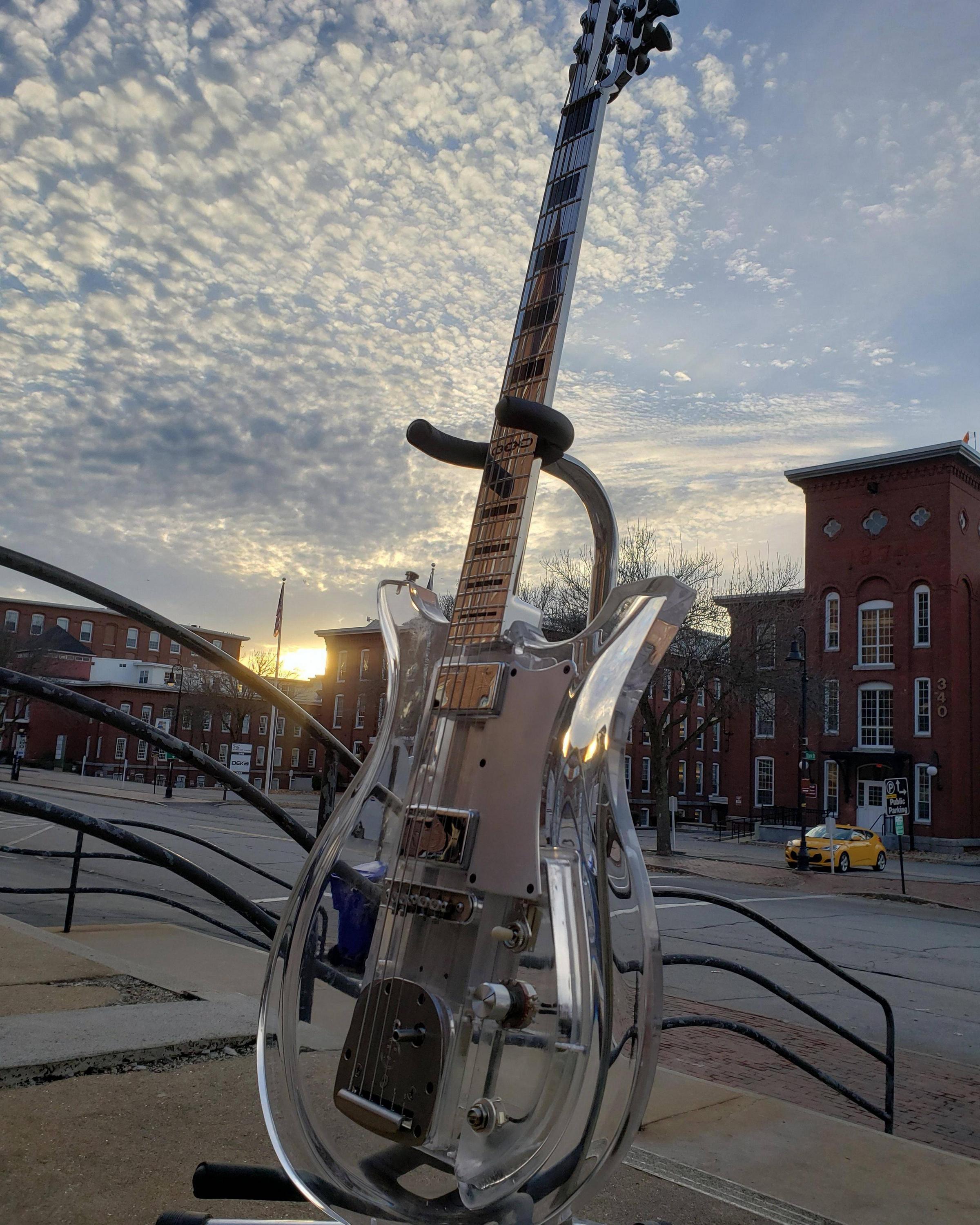 After a year of design and preparation, built my first complete guitar (full album of build in ...