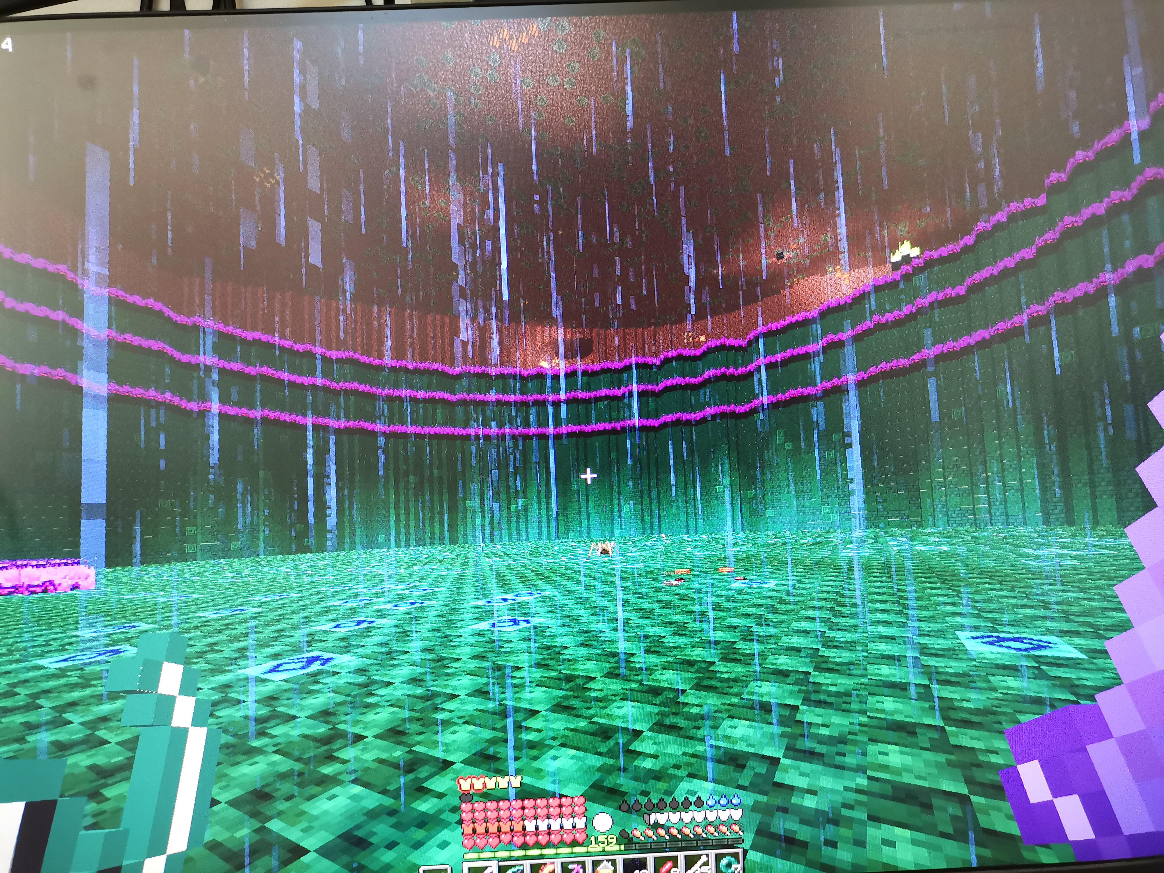 After defeating amalgalich it rained in the nether???? | Scrolller