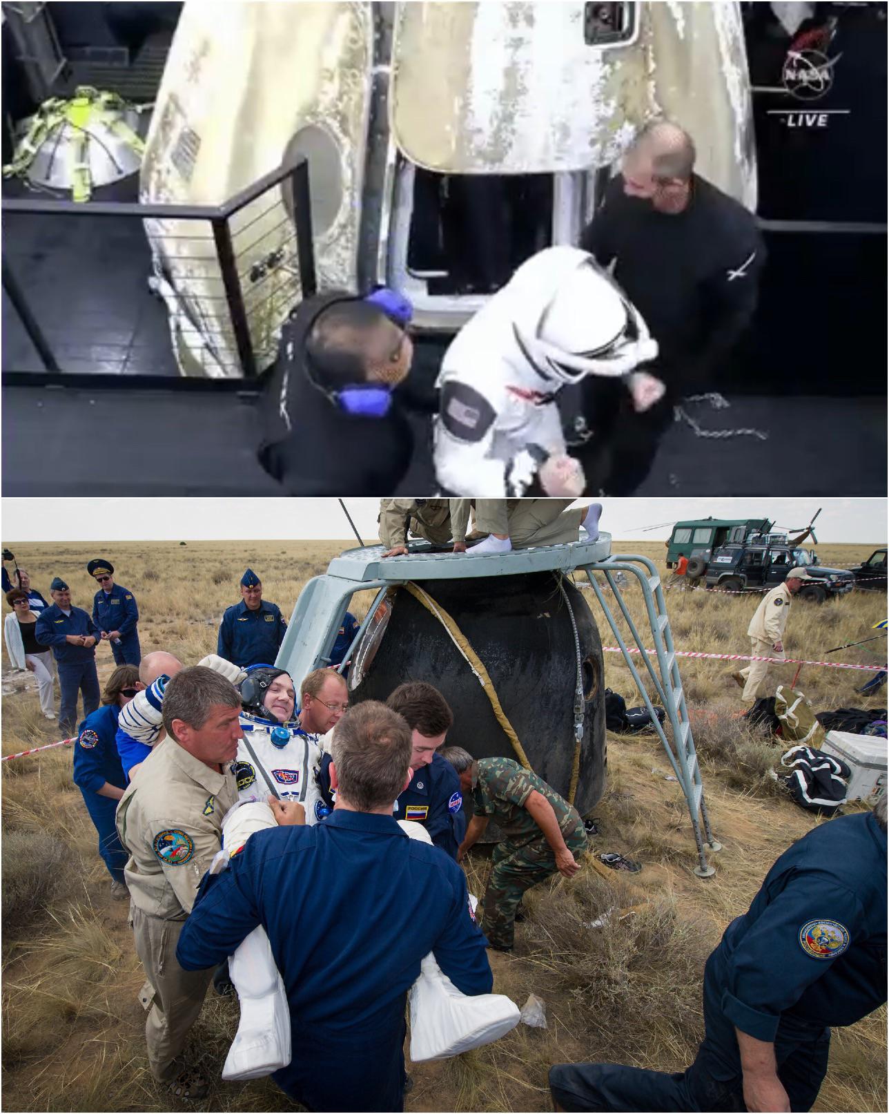 After riding in Crew Dragon vs Soyuz capsules | Scrolller