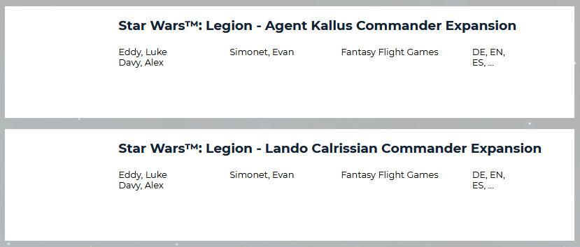 Agent Kallus and Lando are comming to Star Wars: Legion! | Scrolller
