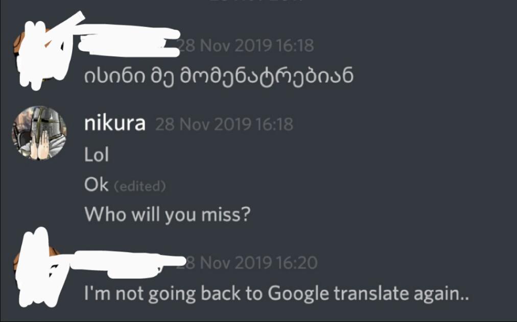 ah, beauty of georgian google translate. | Scrolller