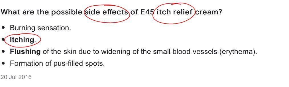 Ah yes. A side effect of ITCH RELIEF cream is ITCHING | Scrolller