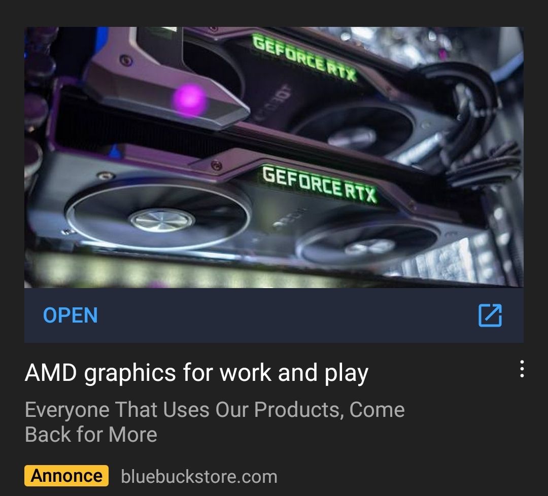 Ah yes, AMD Geforce RTX | Scrolller