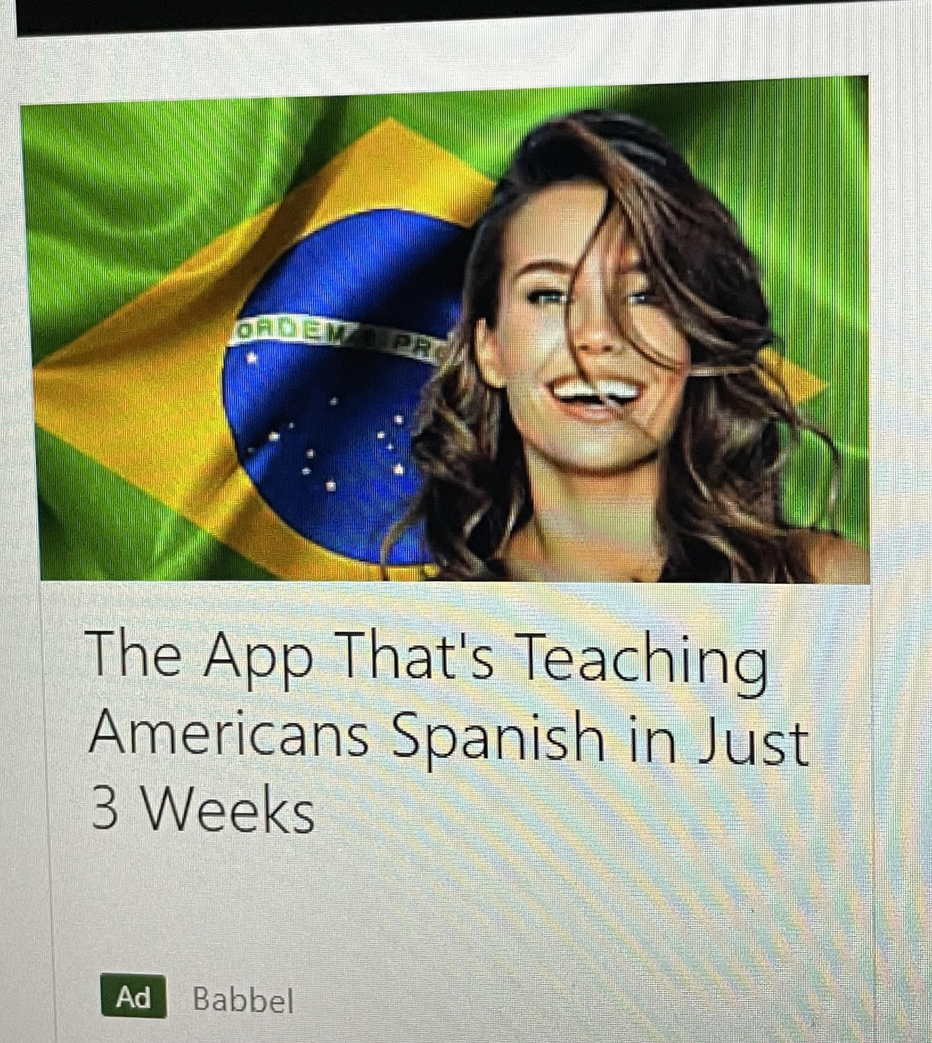 Ah yes, Brazil, the largest Spanish-speaking country in the world ...
