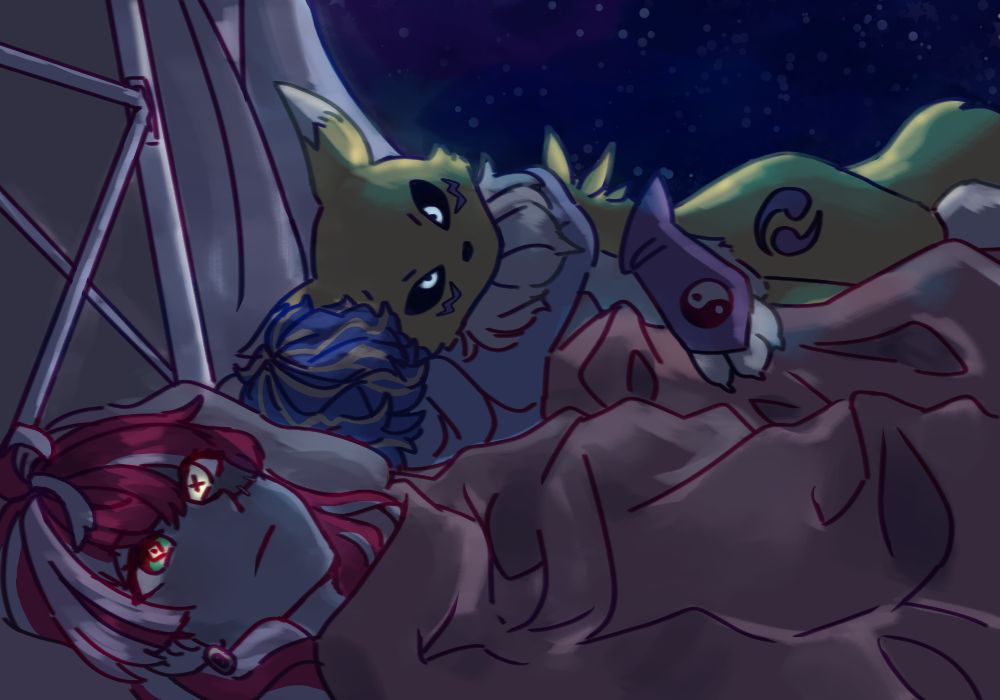 Ah yes. Me. My aniki. And his 173cm Renamon Plushie. | Scrolller