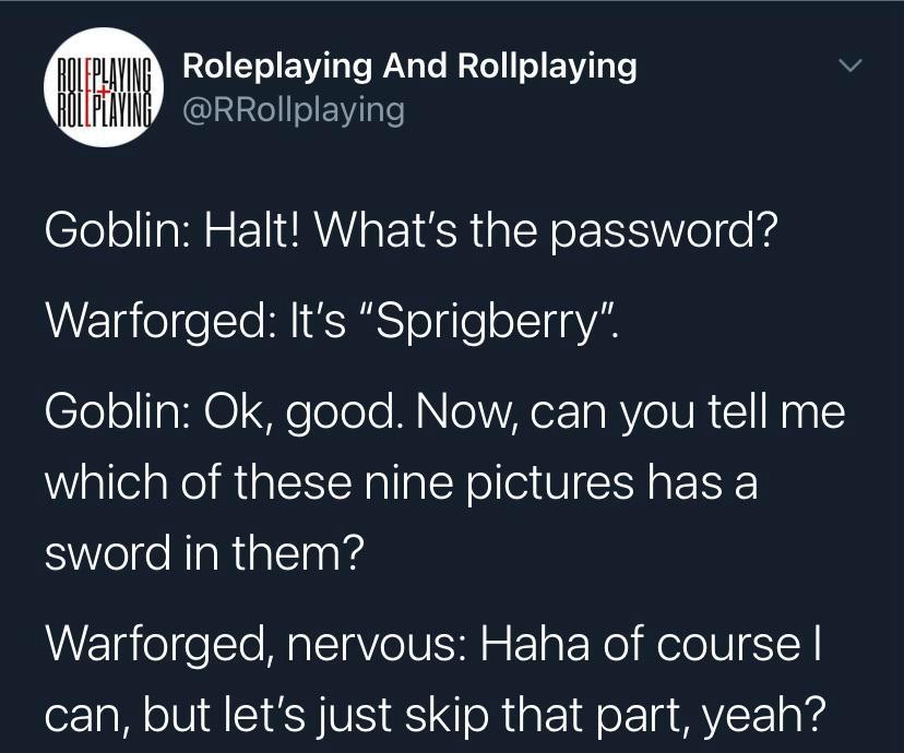 Ah yes, my nemesis: Captcha the Goblin | Scrolller