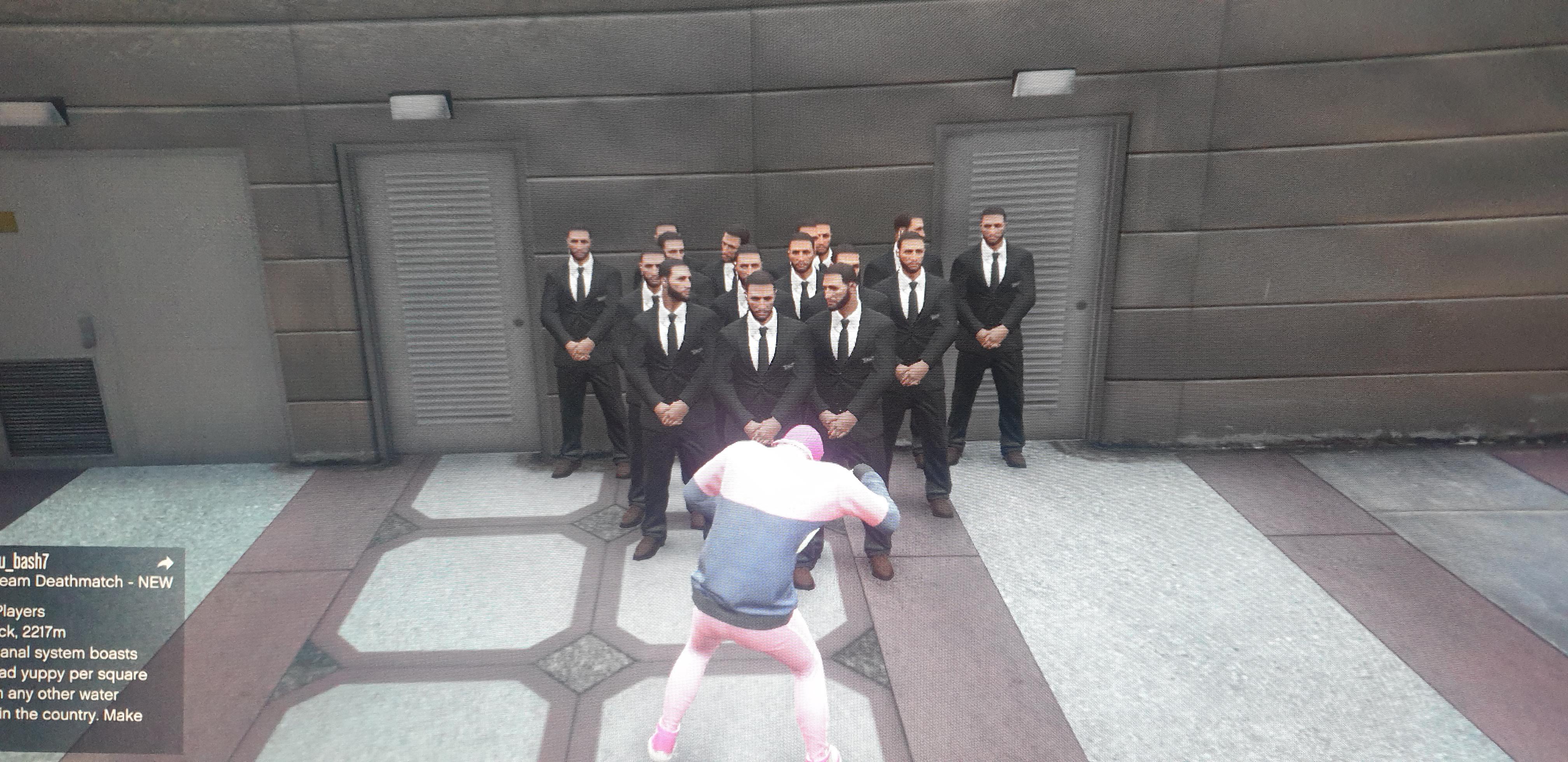 Ah, yes, the bodyguard and his 15 twin brothers. | Scrolller