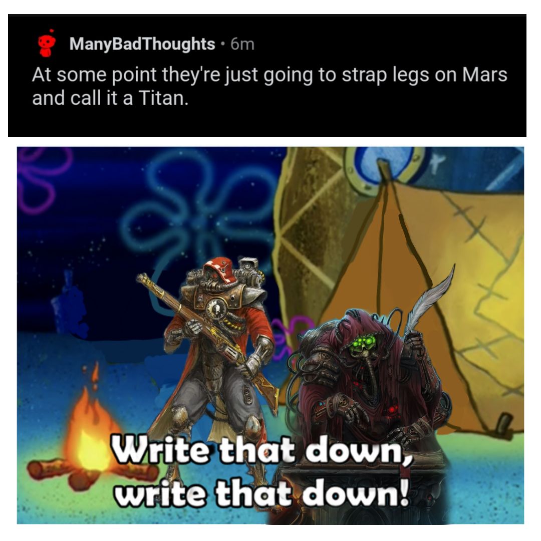 Ah yes, the [Redacted] class Titan. | Scrolller