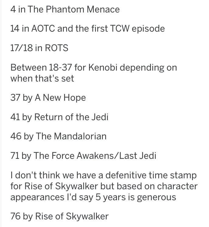 Ahsoka's Age | Scrolller