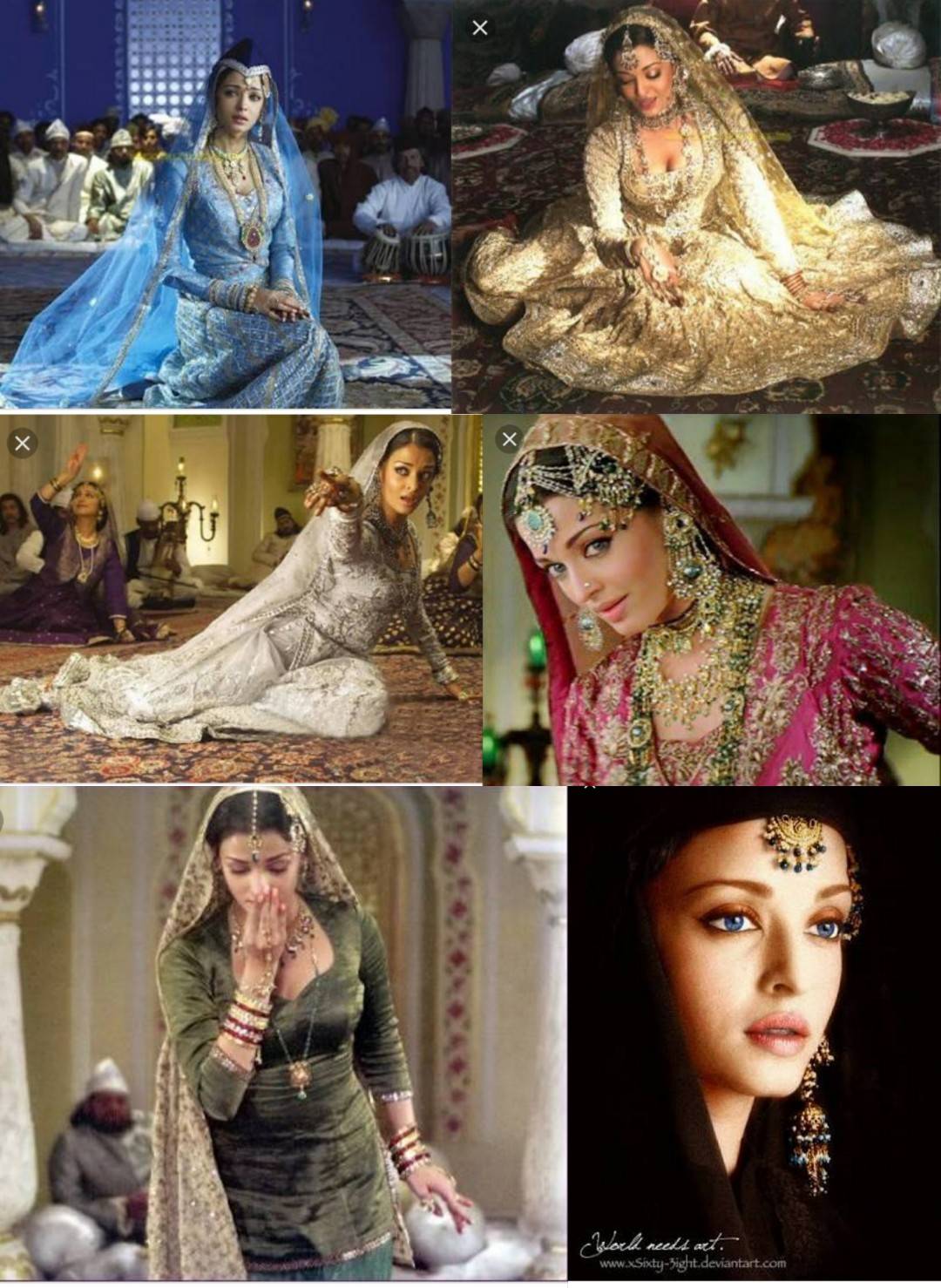 Aishwarya Rai in Umrao Jaan(2006) | Scrolller