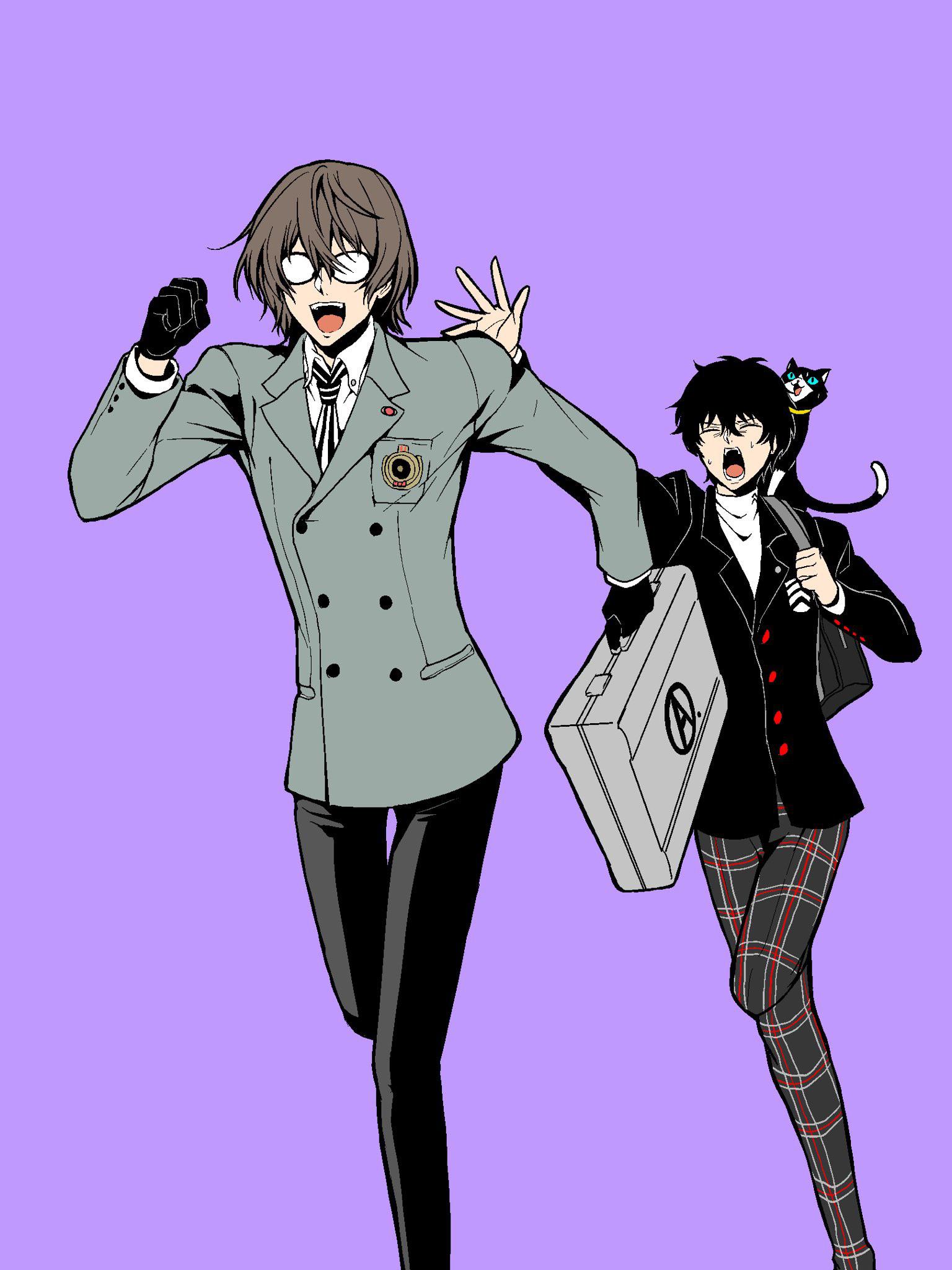 Akechi give him back his glasses! | Scrolller