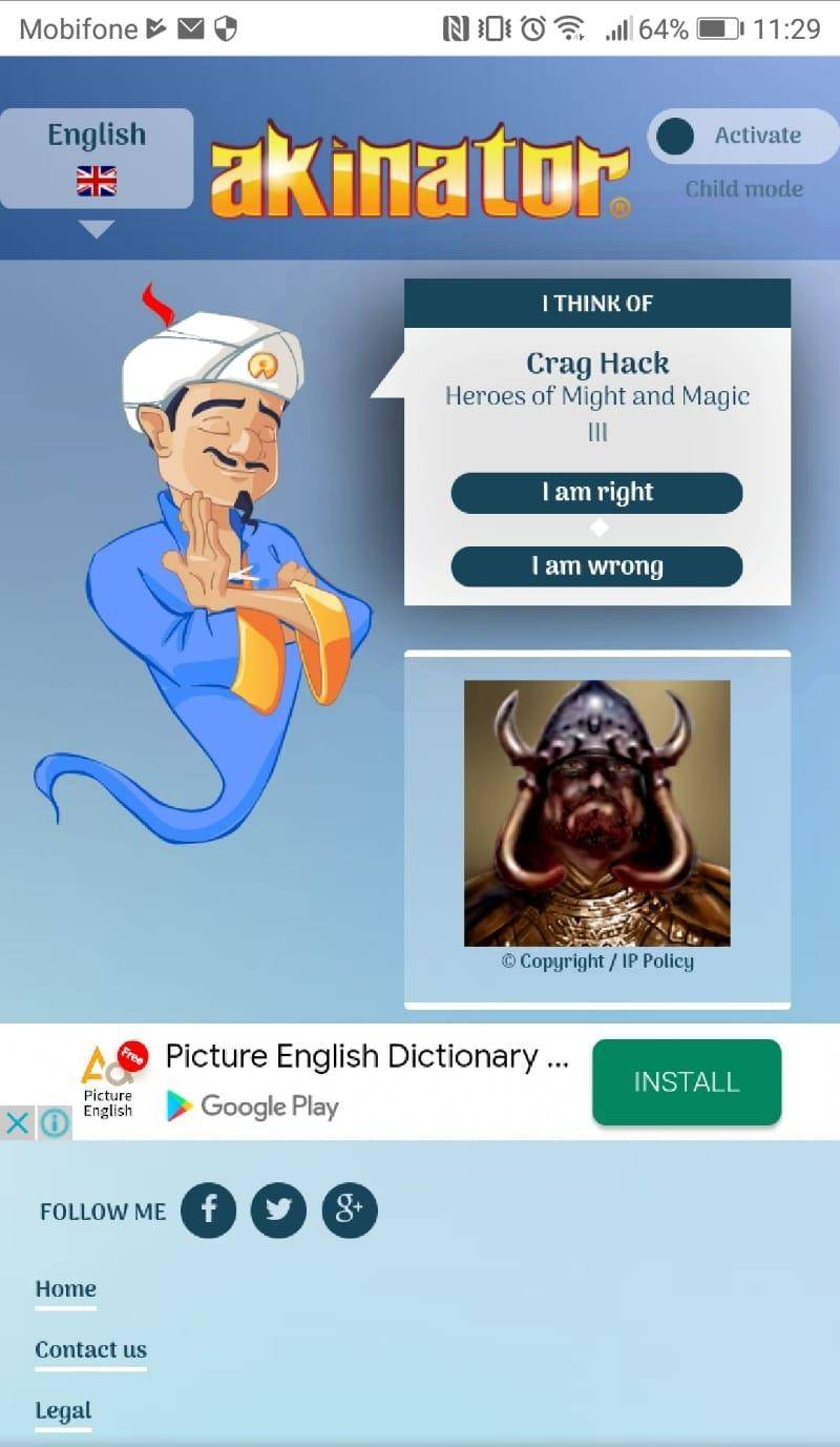 Akinator knows what's up | Scrolller