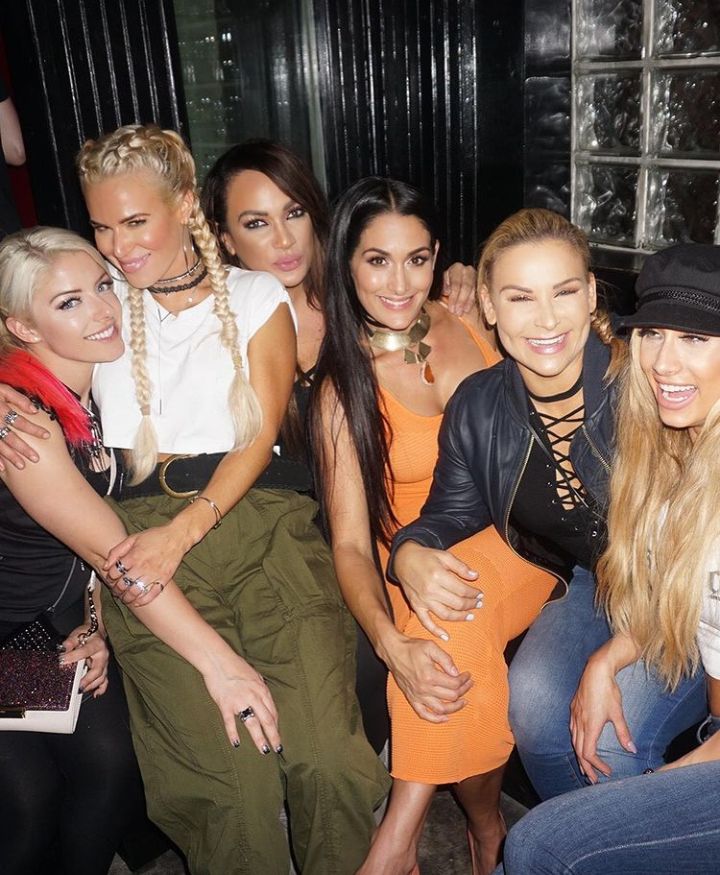 Alexa Bliss, Lana, Nia Jax, Nikki Bella, Natalya and Carmella | Scrolller