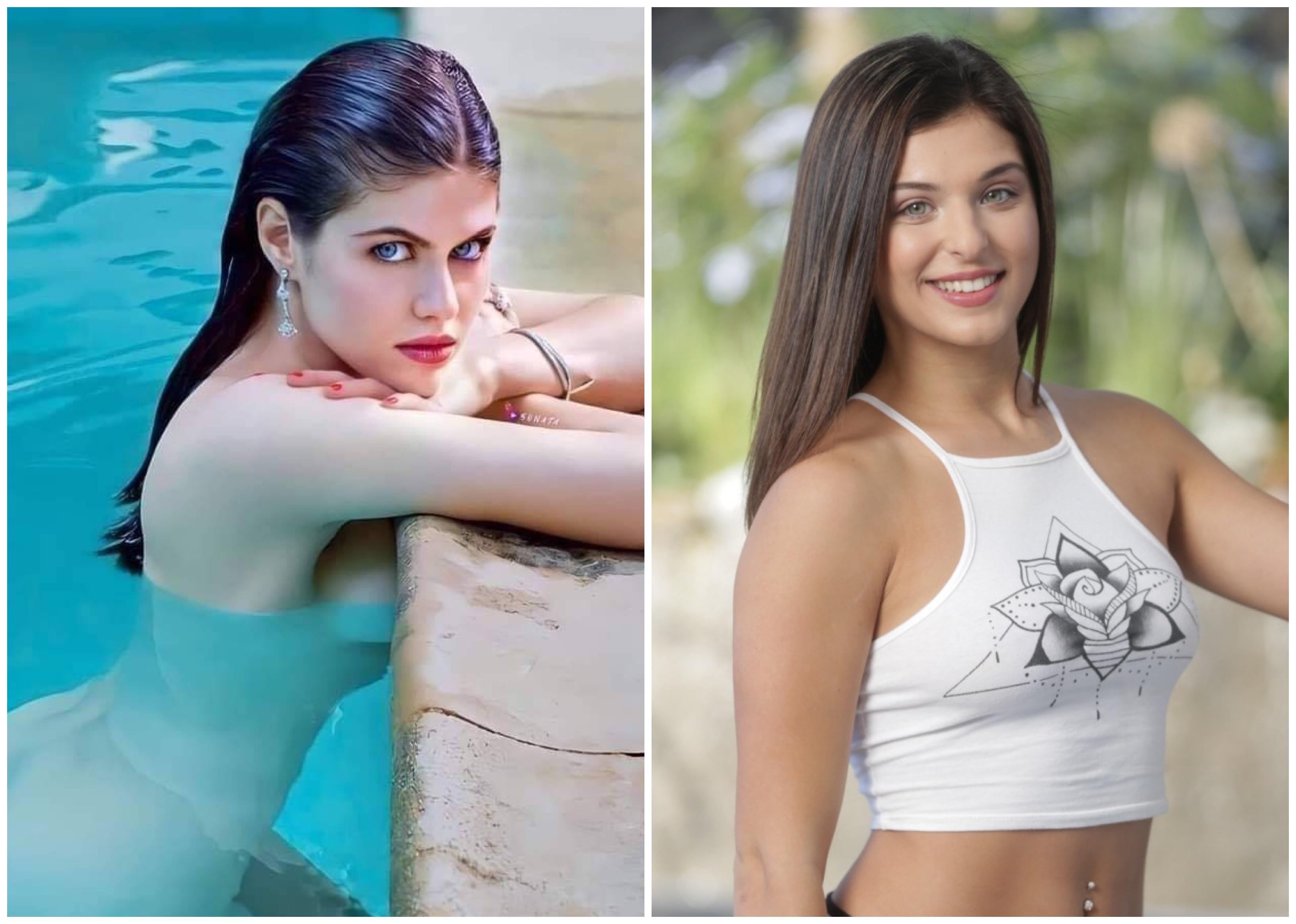 Alexandra Daddario just met her long lost baby sister, Leah Gotti… | Scrolller