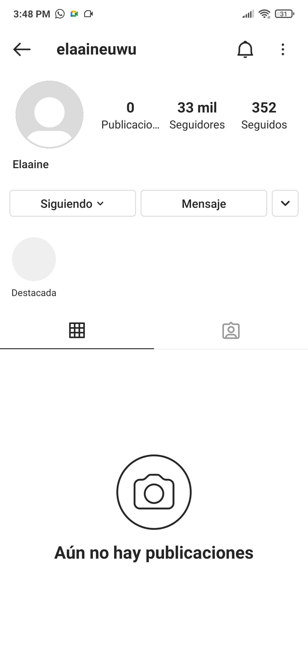 Alguien sabe que paso con su insta? O tiene otra cuenta? | Scrolller
