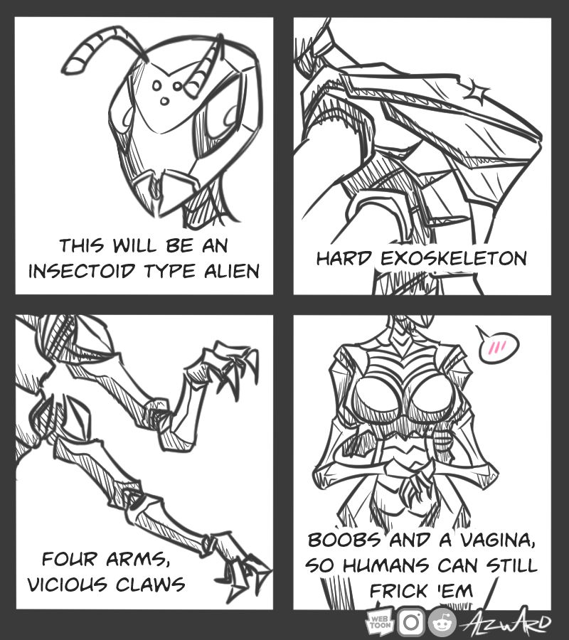 Designing aliens | Scrolller