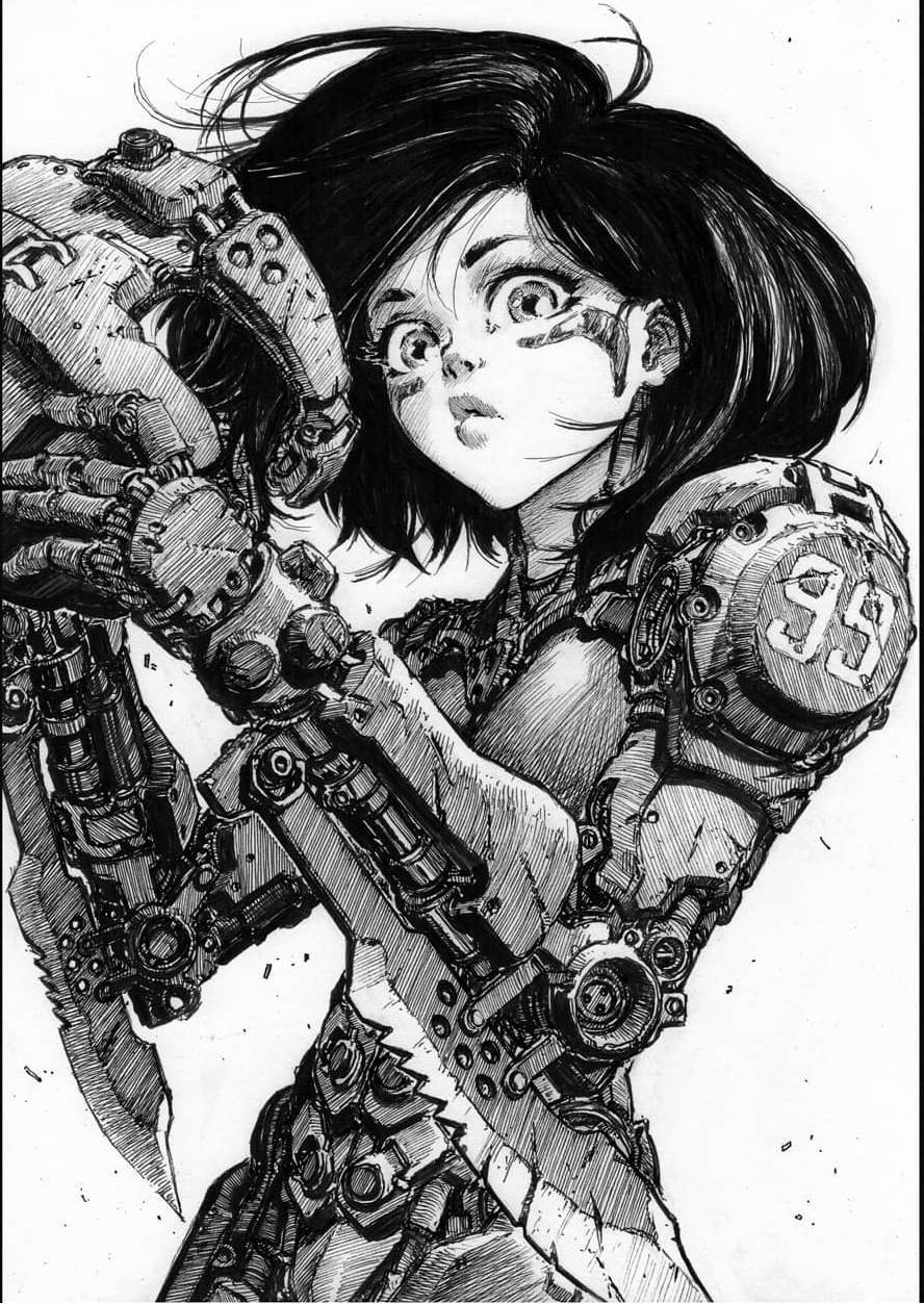 Alita/Gally fanart by @_daniel_eichinger on Instagram | Scrolller