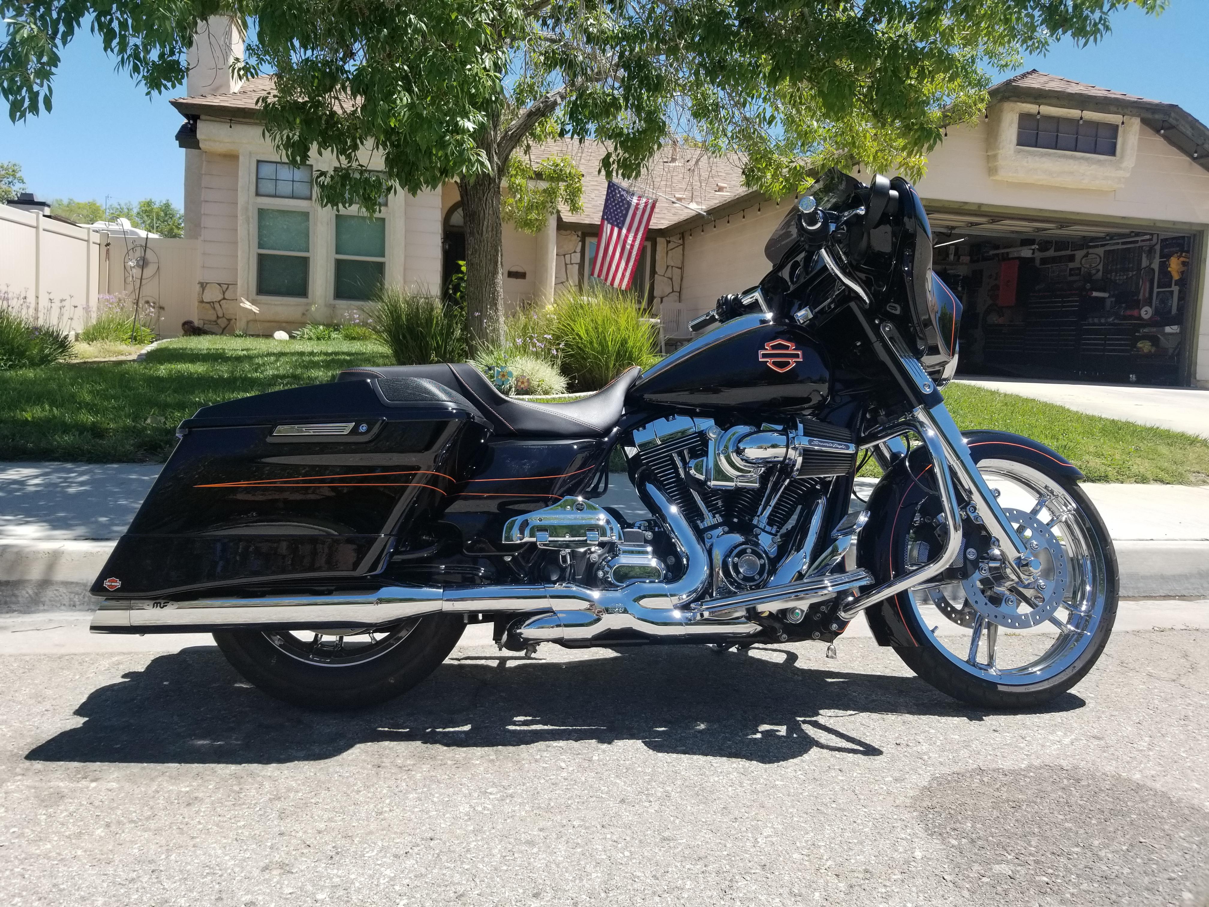 All American, Red, White, Blue and Harley Davidson | Scrolller