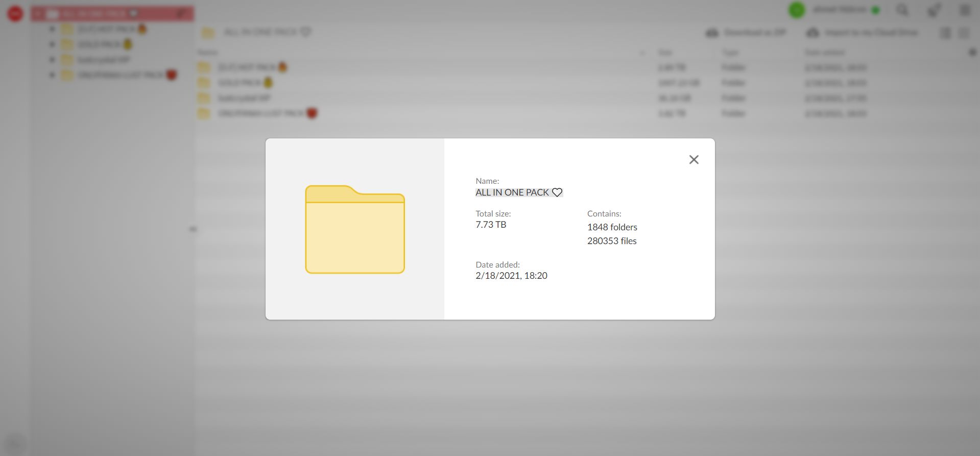 ALL IN ONE PACK 🤍 7.73 TB ️ ️𝗖𝗵𝗲𝗰𝗸 𝗖𝗼𝗺𝗺𝗲𝗻𝘁 𝗙𝗼𝗿 𝗠𝗲𝗴𝗮 𝗹𝗶𝗻𝗸 ️ ️ | Scrolller