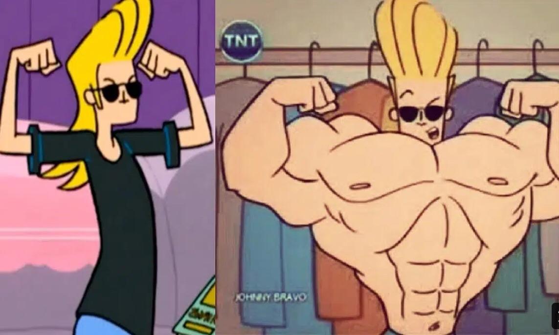 All might’s normal form vs. his muscle form | Scrolller