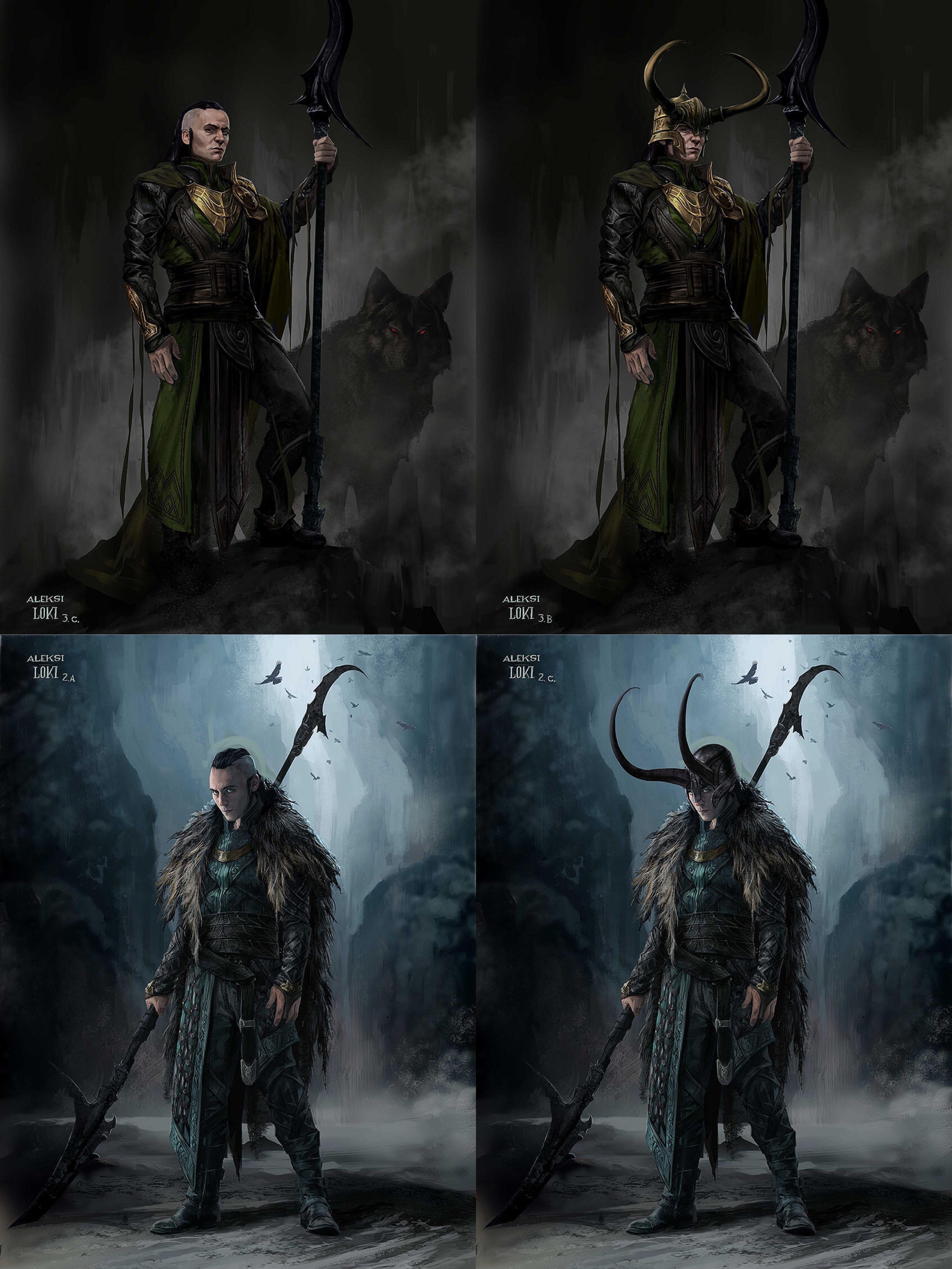 Alternate Loki Designs for Thor Ragnarok by Aleksi Bricolt | Scrolller