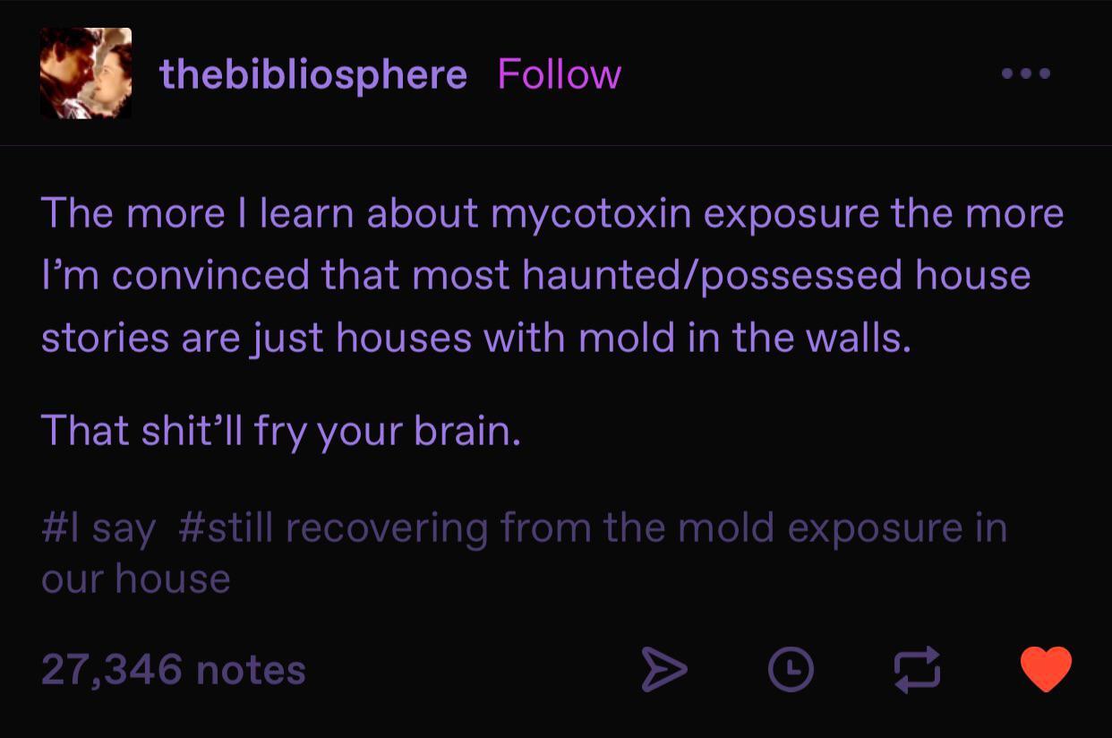 Am I breathing in shrooms or is this place haunted? | Scrolller