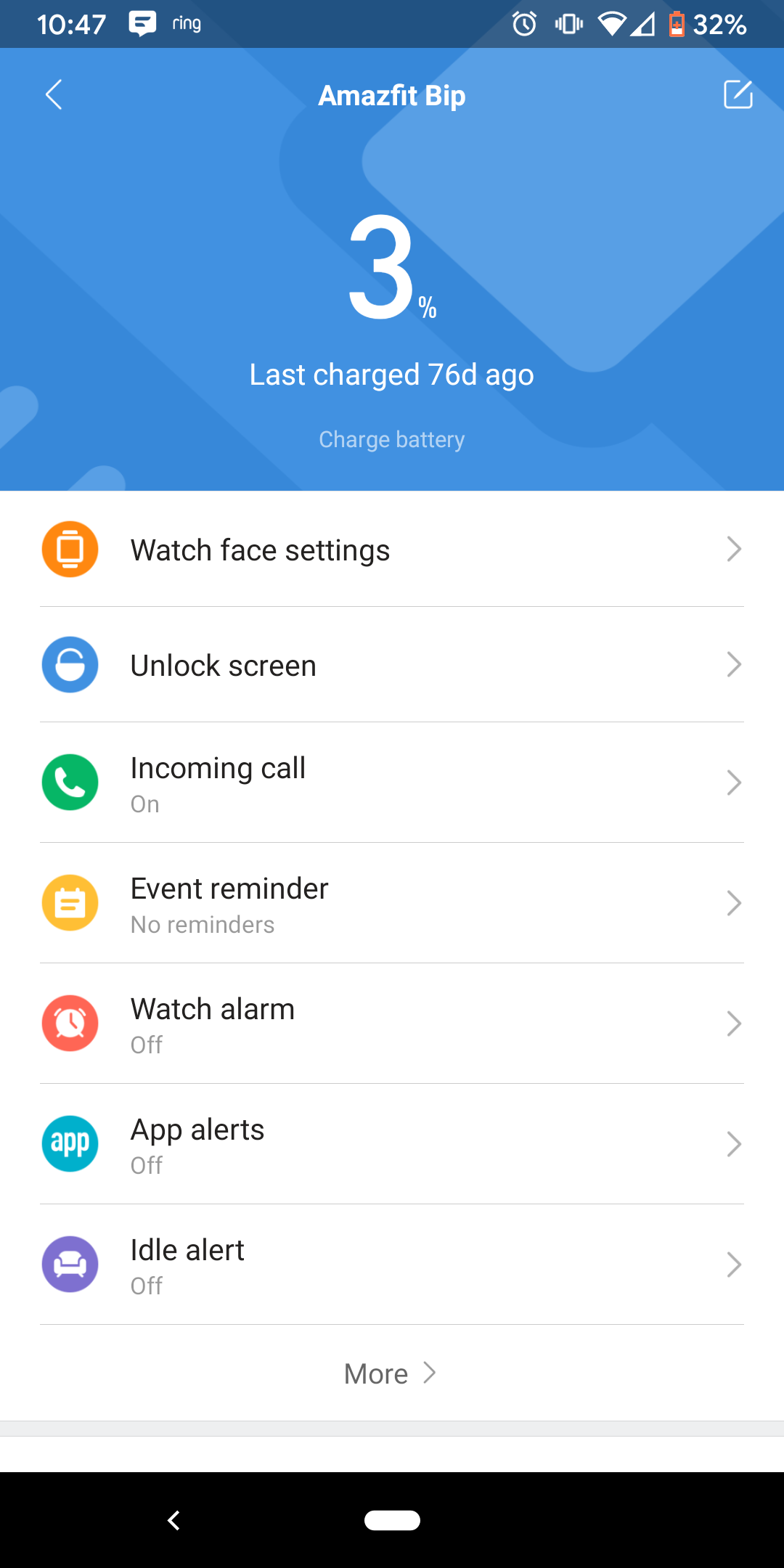Amazfit owner's first world problem: where did I put that charger 76 days ago? | Scrolller