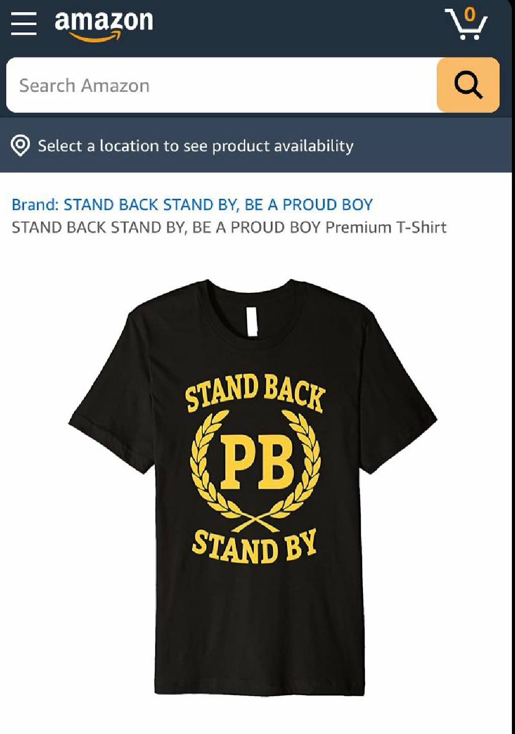 Amazon⁩ selling Proud Boys merchandise less than 24 hours after the US presidential debate ...